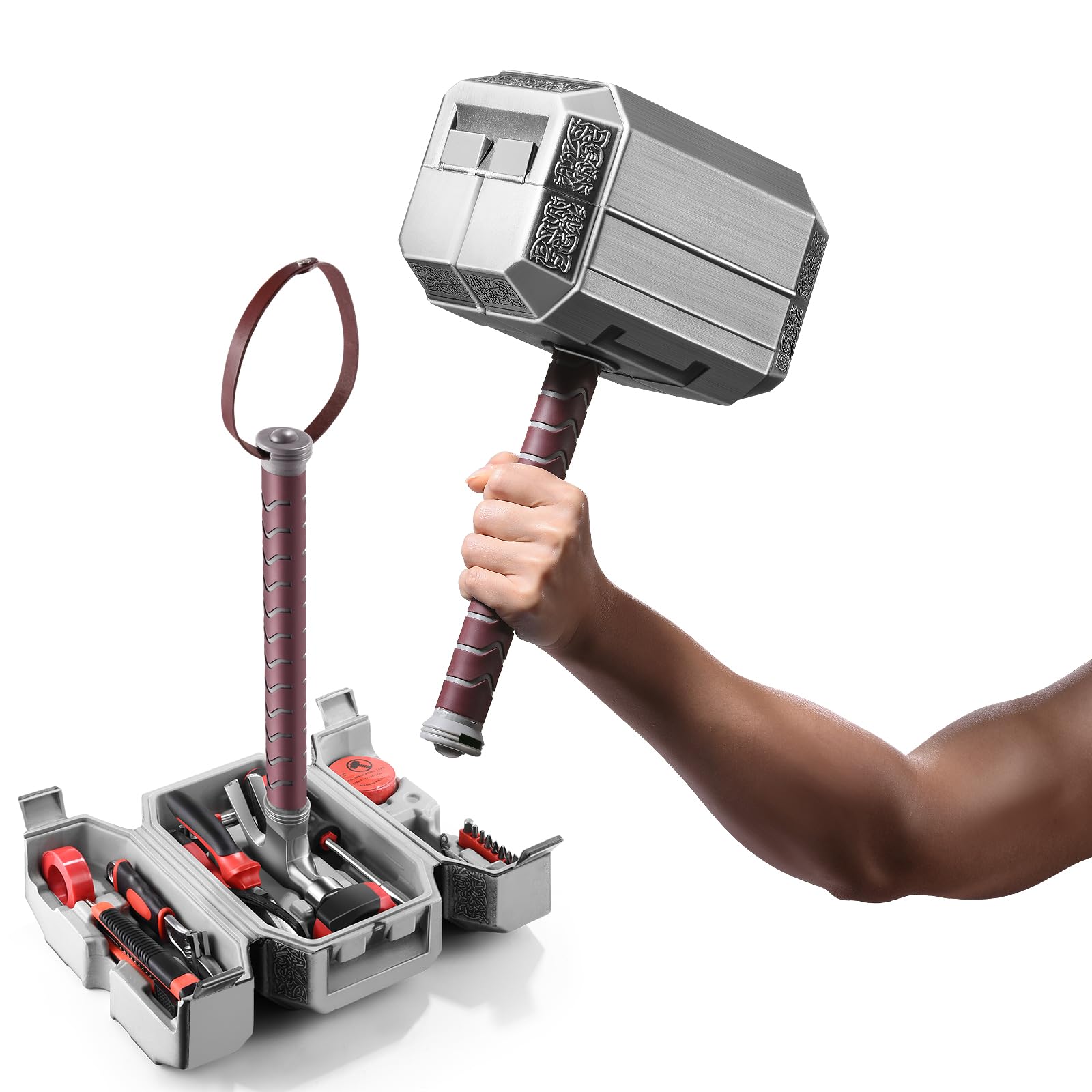 Thor Hammer Tool Box Household Tool Kit Sets Thor's Mjolnir Hammer Tool ...