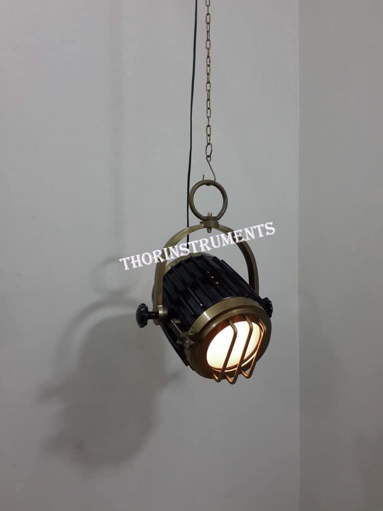 Thor Industrial Heavy Spot Pendant Lamp Light With Hanging Chain ...
