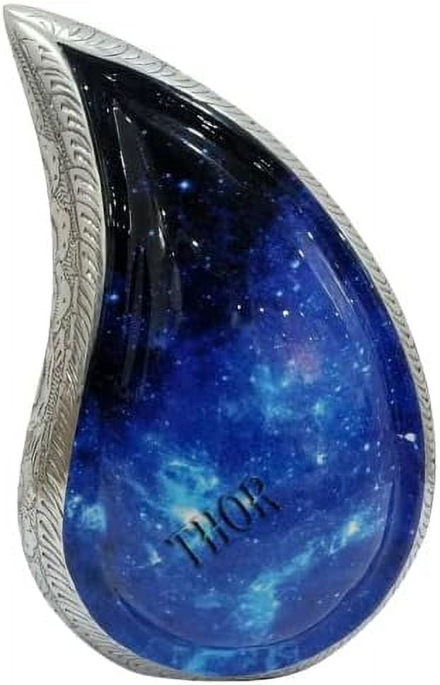 Thor Instruments Beautiful Blue Teardrop Urns for Human Ashes Urns ...