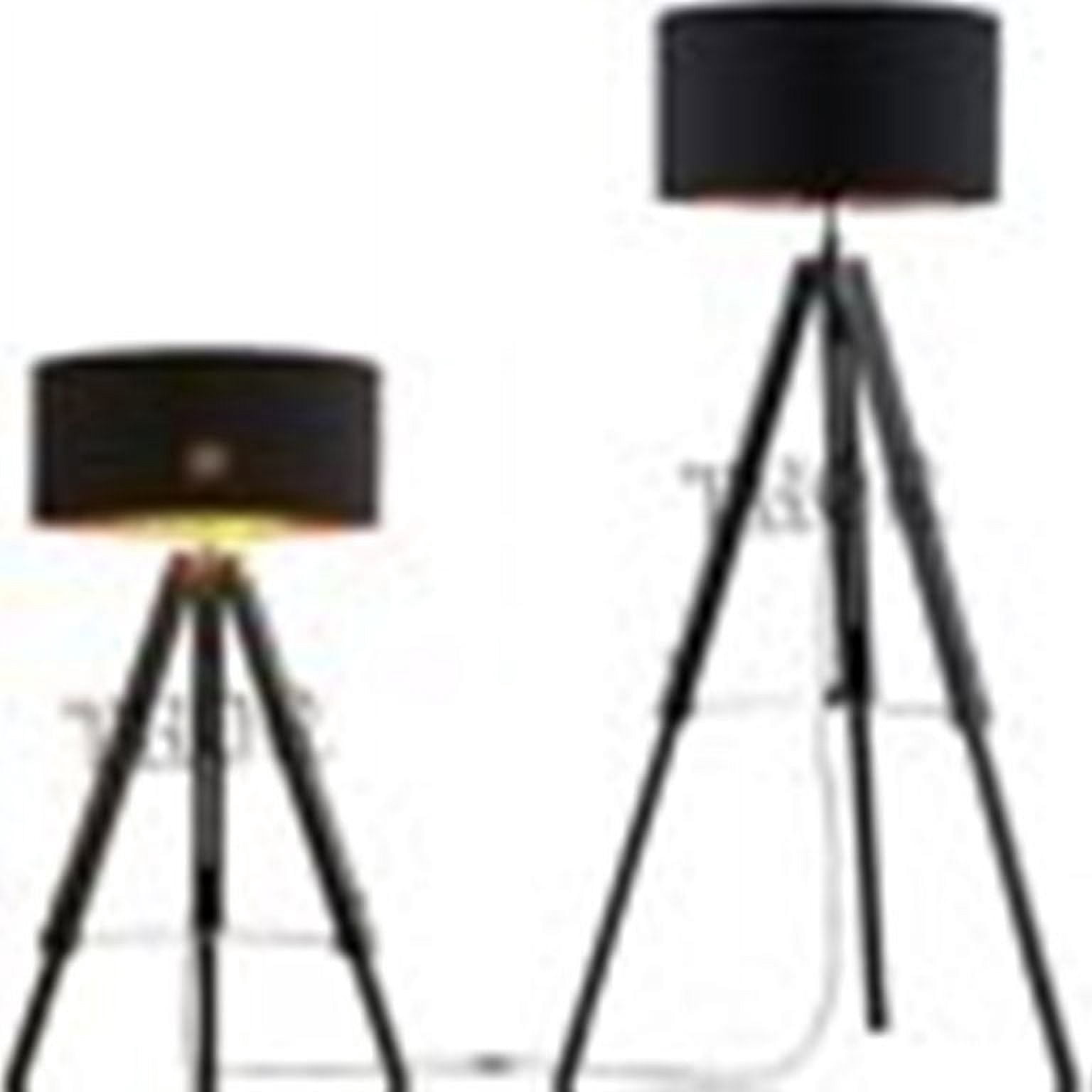 Thor Instruments Nautical Beautiful Grey Wooden Tripod Floor Lamp ...