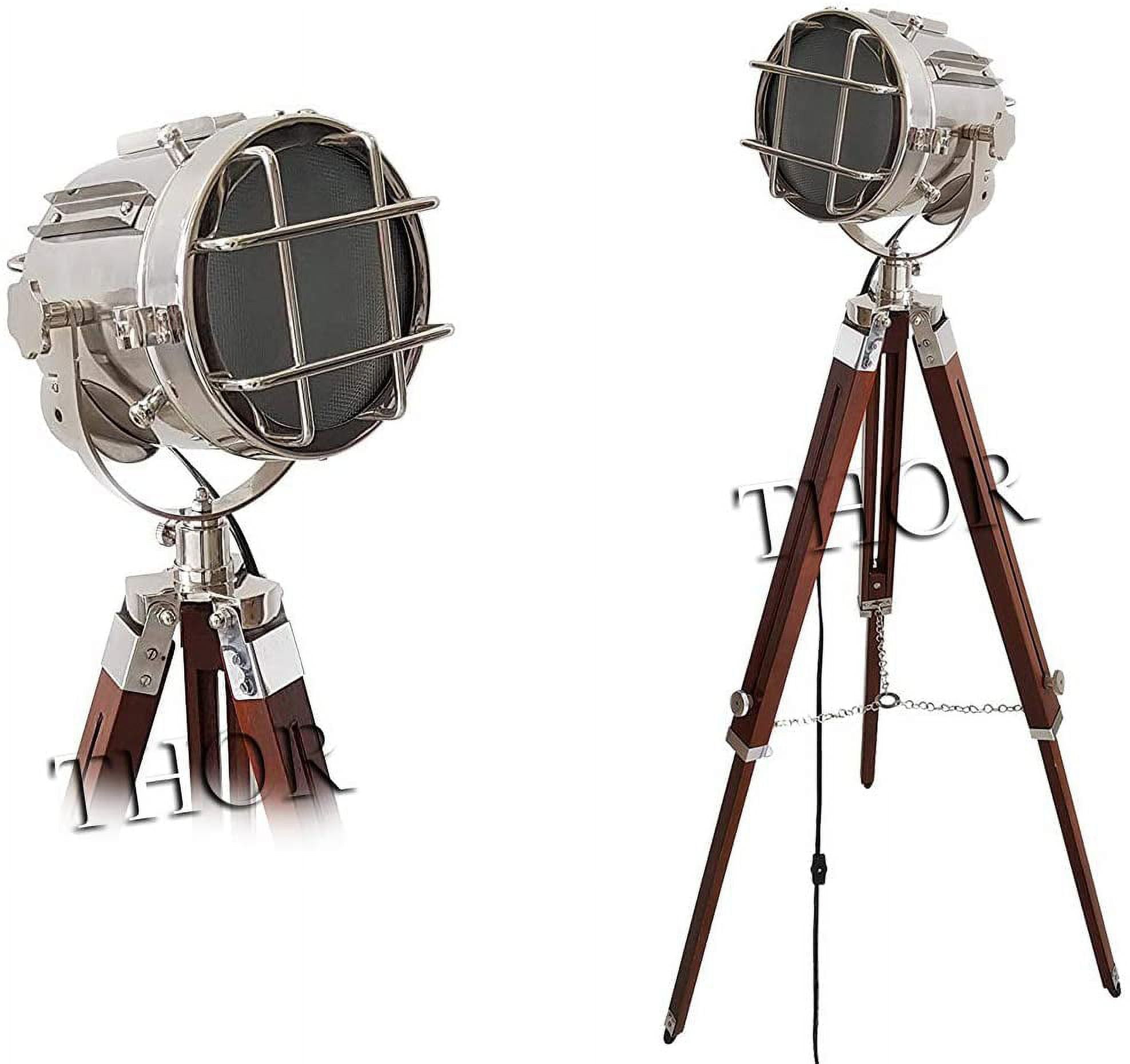 Thor Instruments Nautical Industrial Designer Chrome Spot Light W ...