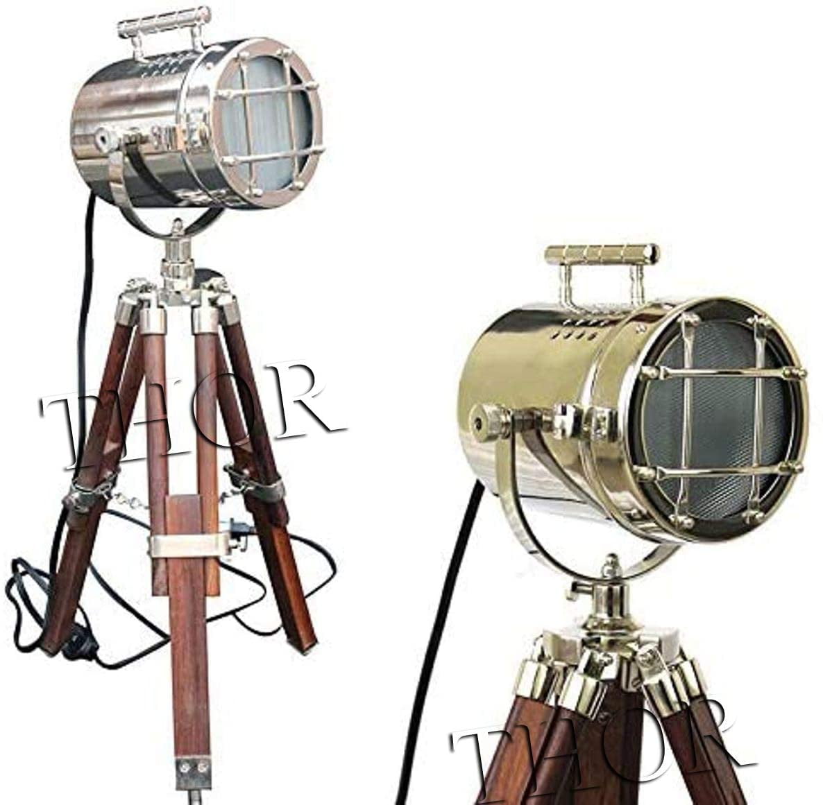 Thor Instruments Vintage Desktop Searchlight Table Tripod Lamps LED ...