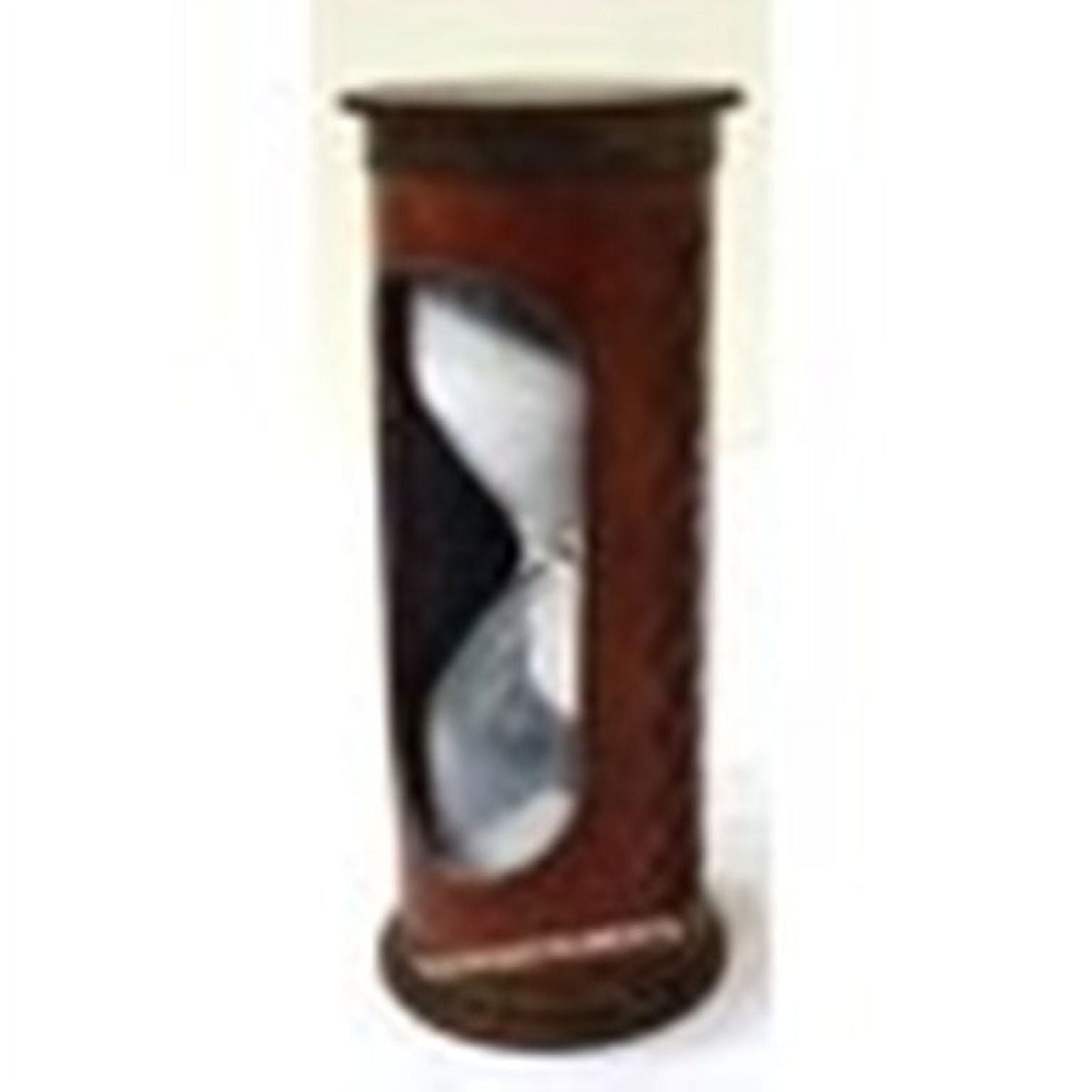 Thor Instruments Vintage Nautical Antique Sand Timer Red Leather Cover ...