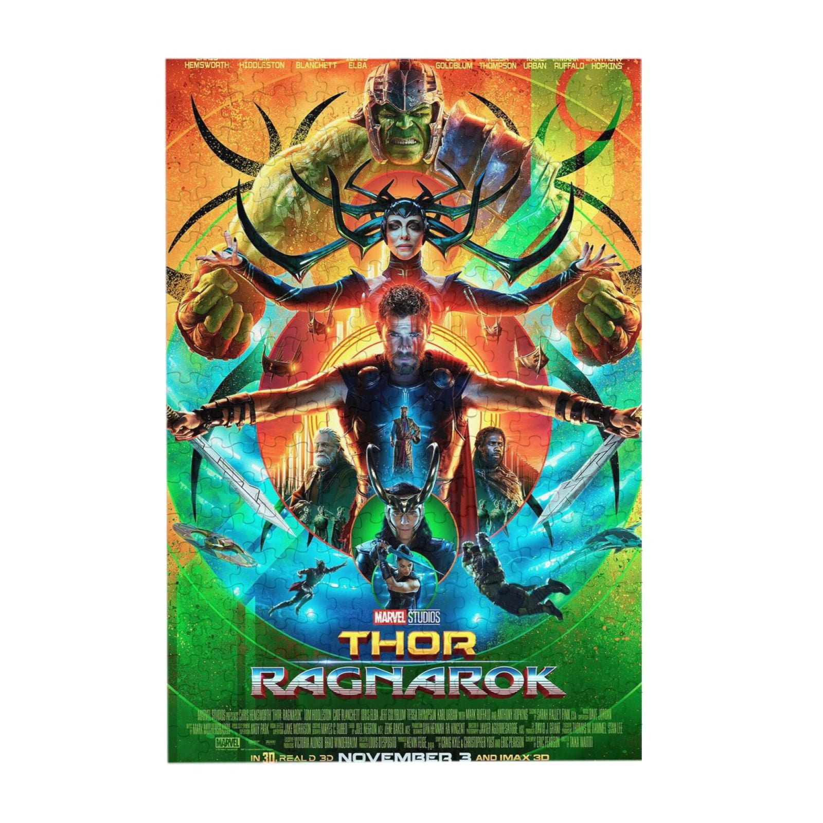 Thor Jigsaw Puzzle For Adults - 500 Piece Puzzle For Kids Boys Girls ...