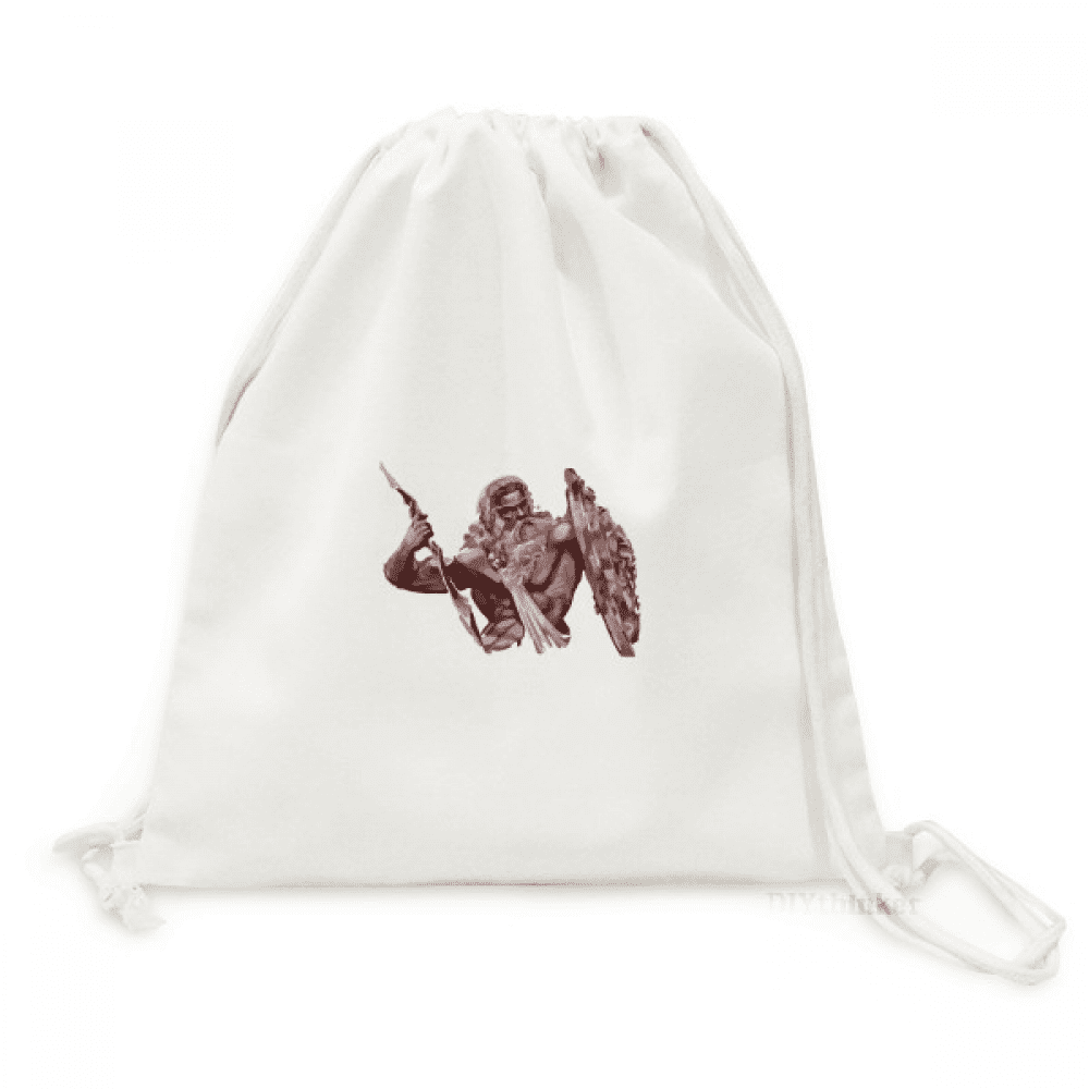 Thor King Gods Sky Thunder Right Backpack Canvas Drawstring Reusable ...
