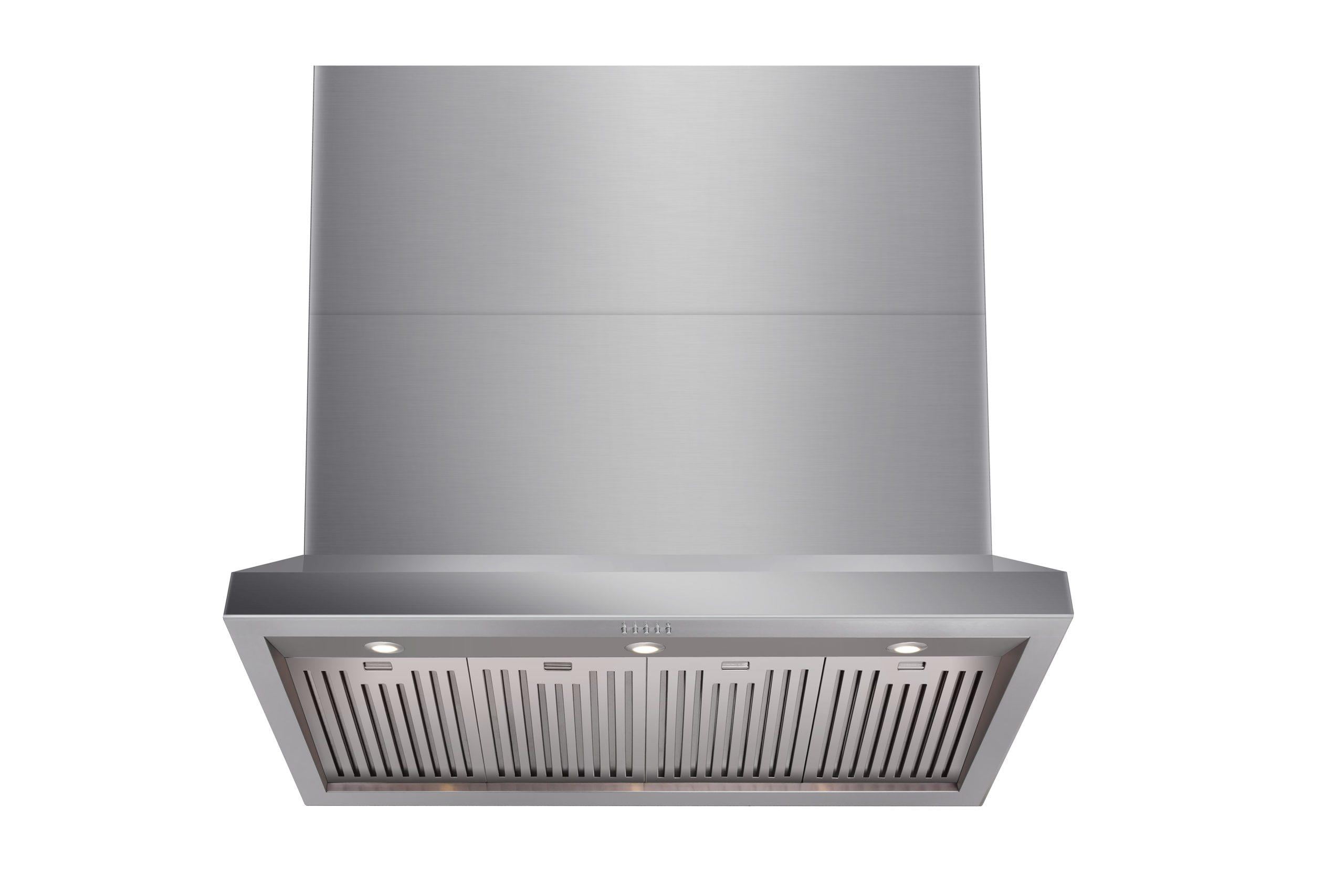 Thor Kitchen Trh4806 1200 Cfm 48" Wide Wall Mounted Range Hood ...