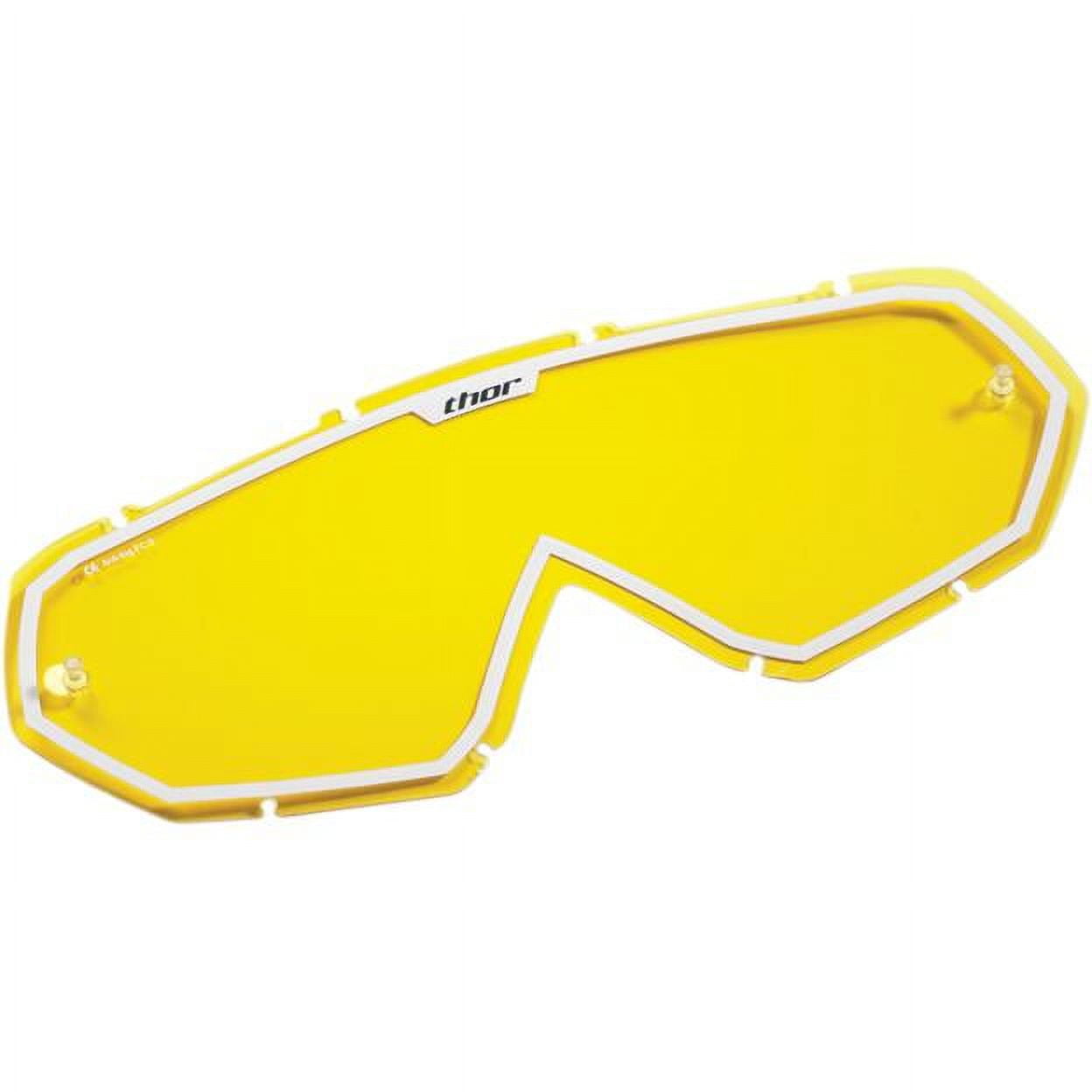 Thor Lexan Lens for Hero/Enemy Goggles Yellow 2602-0179 - Walmart.com