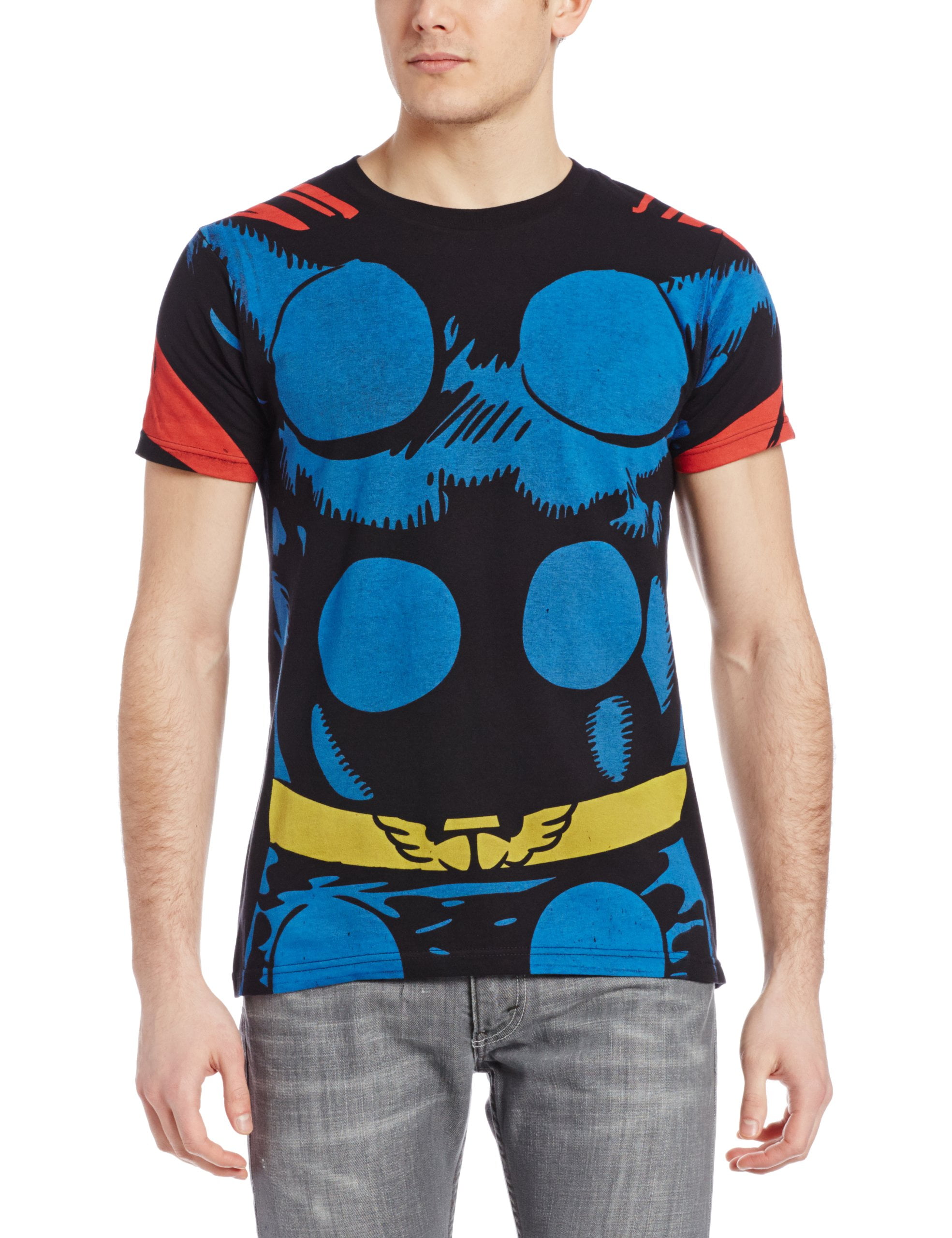 Thor (Marvel Comics) Mens T-Shirt - Simple Comic Costume Front Image ...