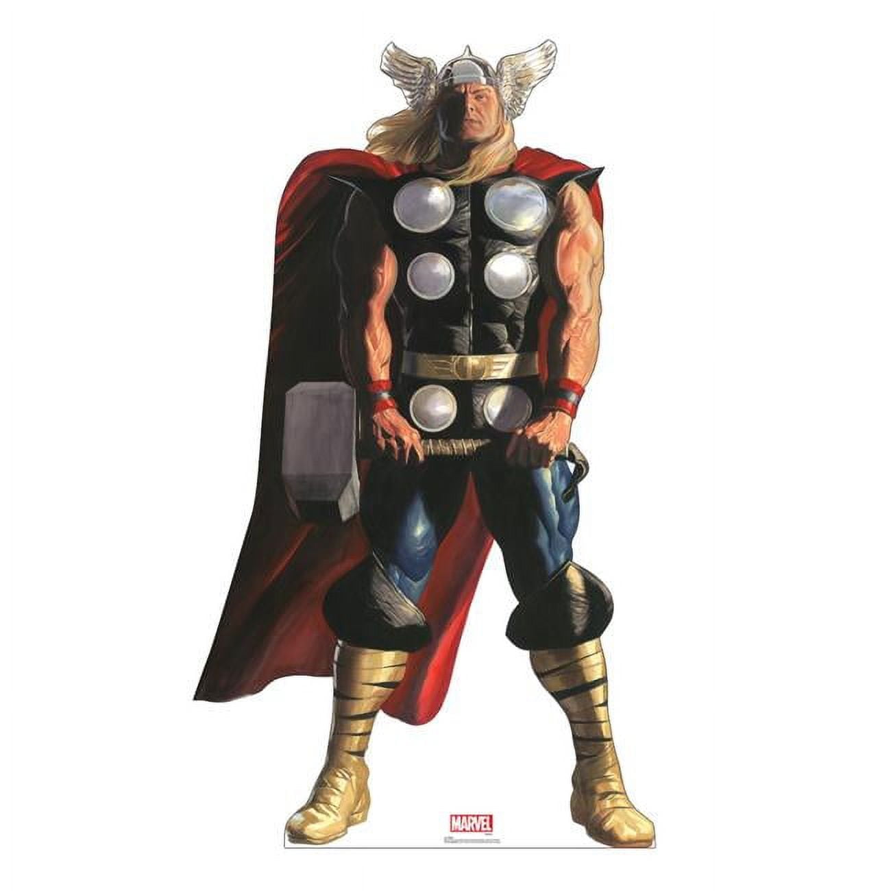 Advanced Graphics 3563 74 x 42 in. Thor Cardboard Cutout, Marvel ...