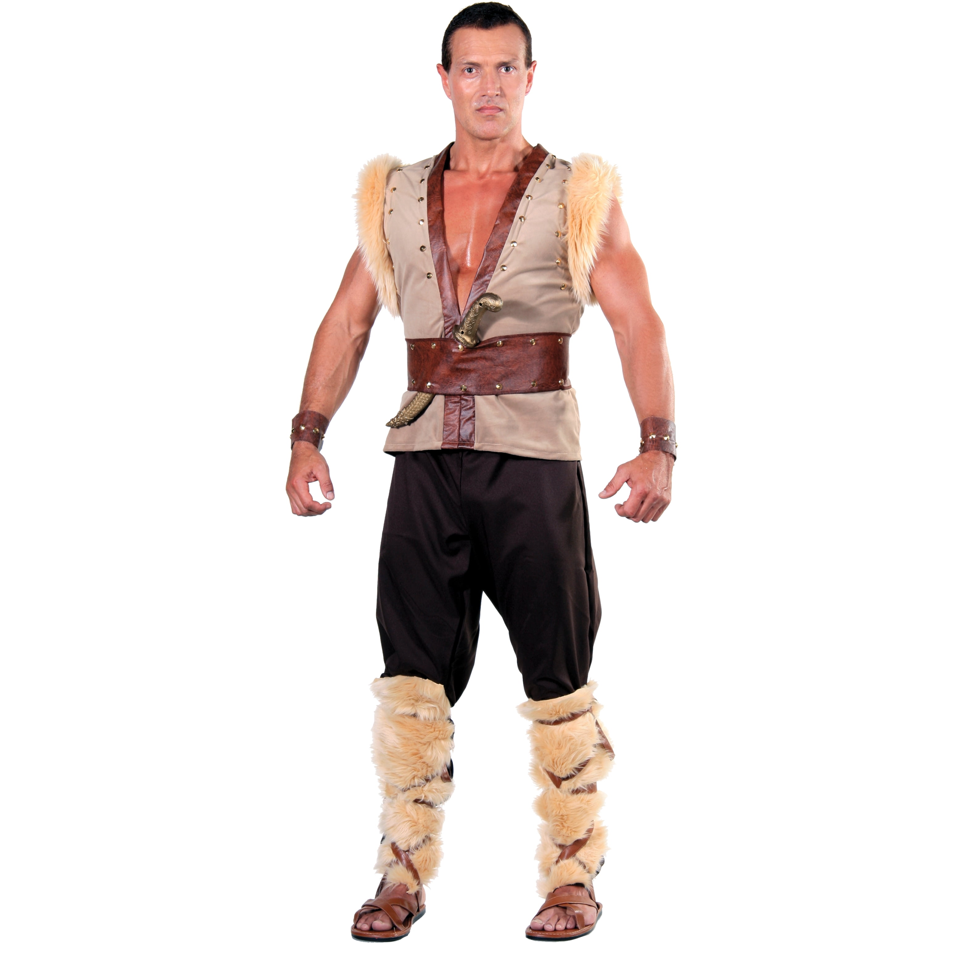 Thor Men's Costume Ensemble Features Valboa Fur Top with Vinyl and Fur ...