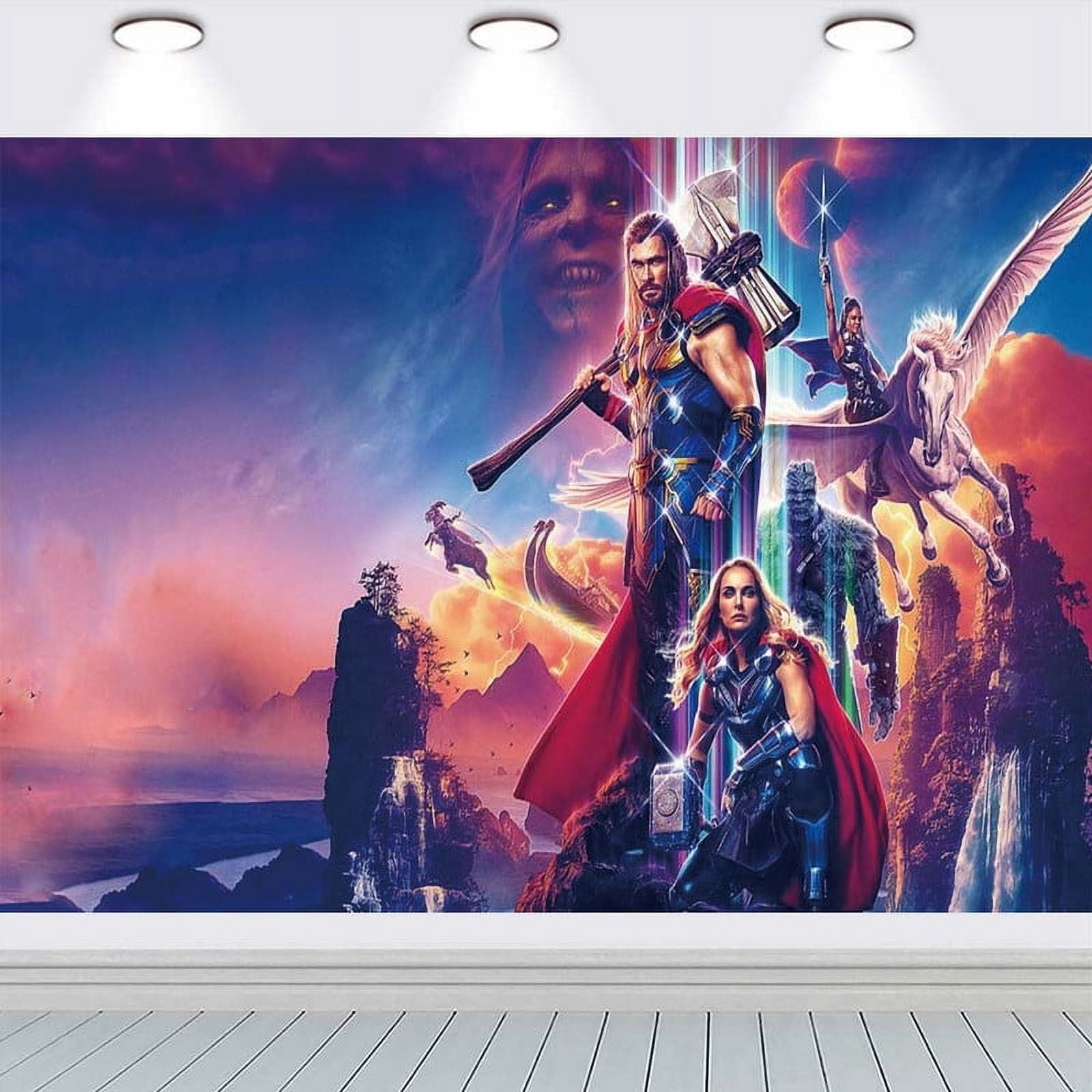 Thor Party Supplies Background Backdrop Taspestry Banner Poster Decor ...