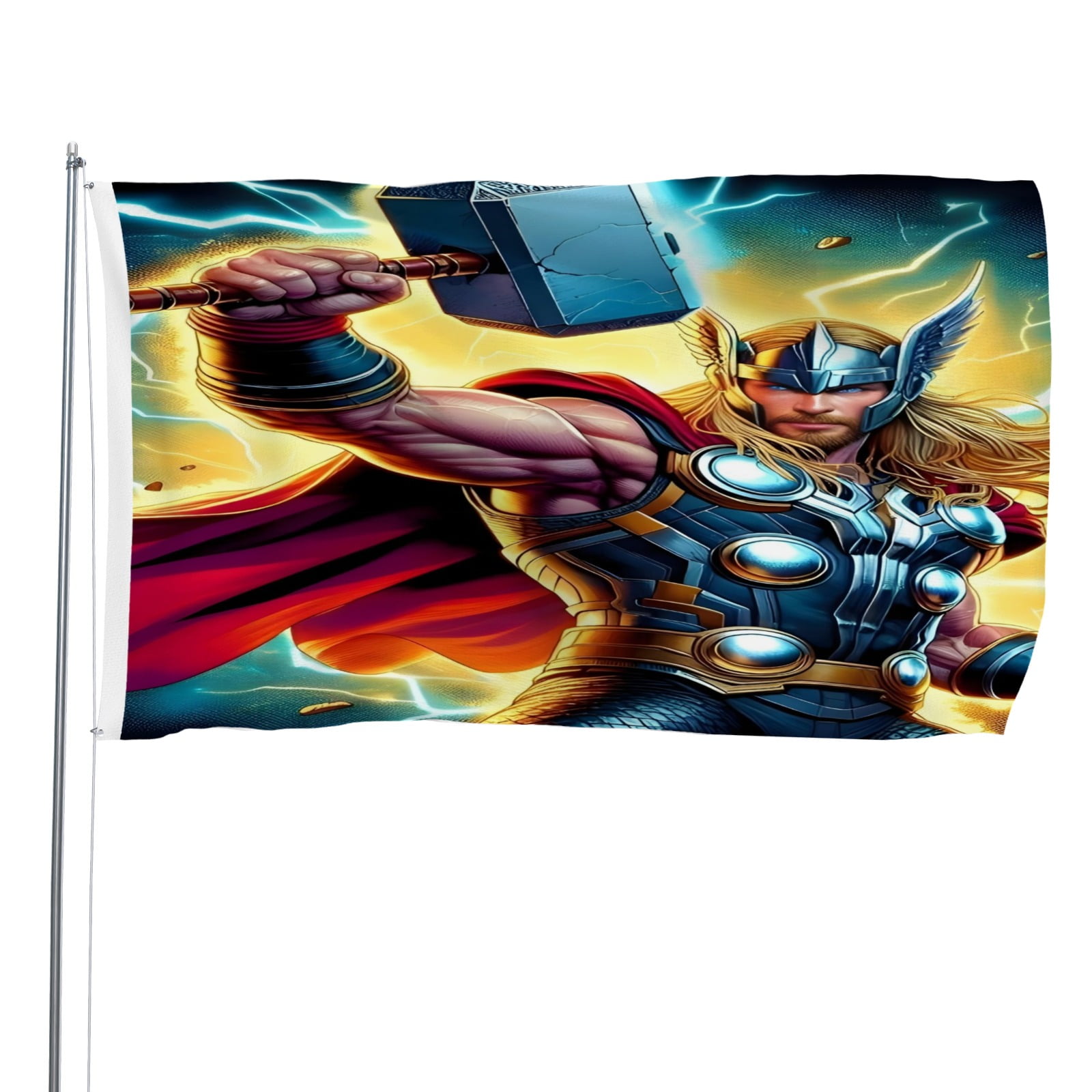 Thor Pattern Flag Decoration - Walmart.com