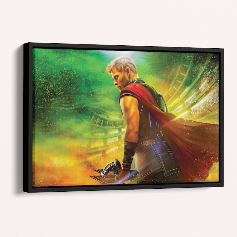Thor Poster Marvel Comics Superhero Drawing Wall Art Print Home Decor ...