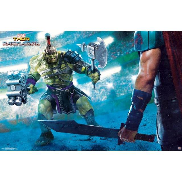 Trends Thor: Ragnarok - Arena Hulk Poster - Quality 22.375 x 34 ...