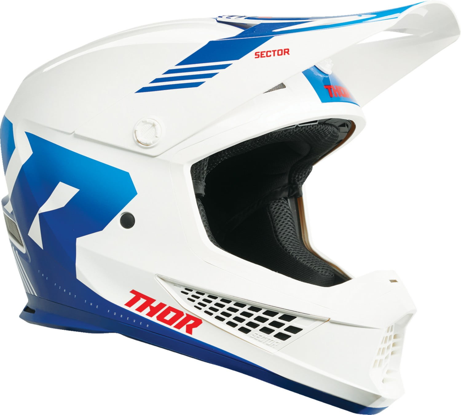 Thor Sector 2 Carve MX Offroad Helmet White XL - Walmart.com