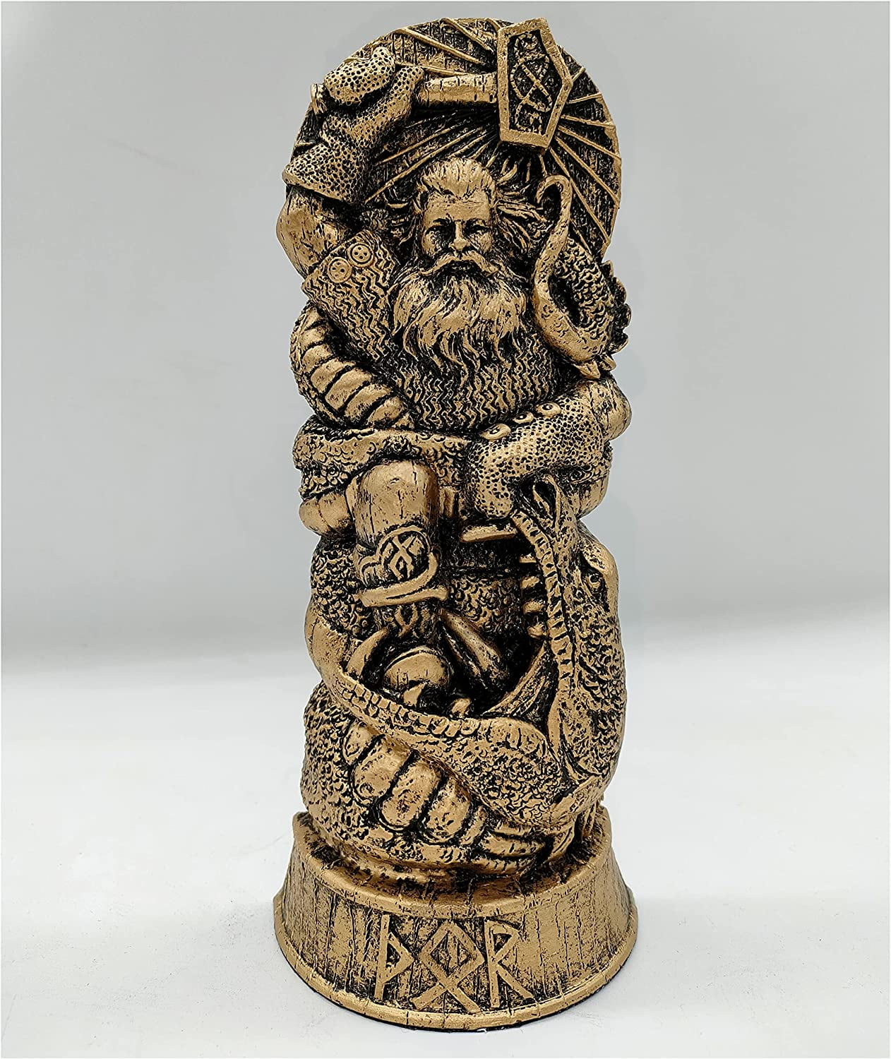 Thor Statue Norse Gods Statues Viking God Resin Decor Norse Mythology ...