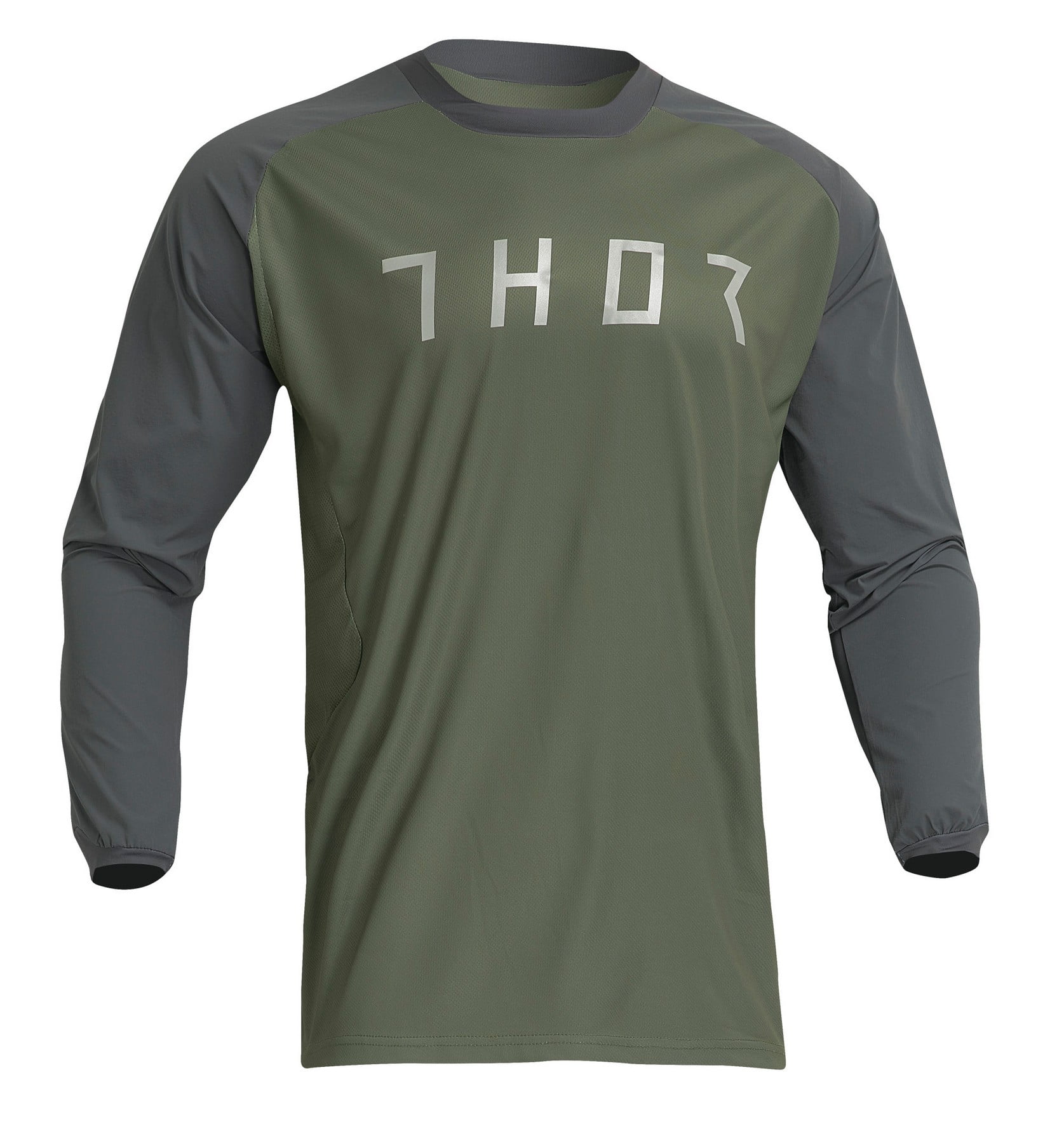Thor Terrain Mens MX Offroad Jersey Army/Charcoal SM - Walmart.com