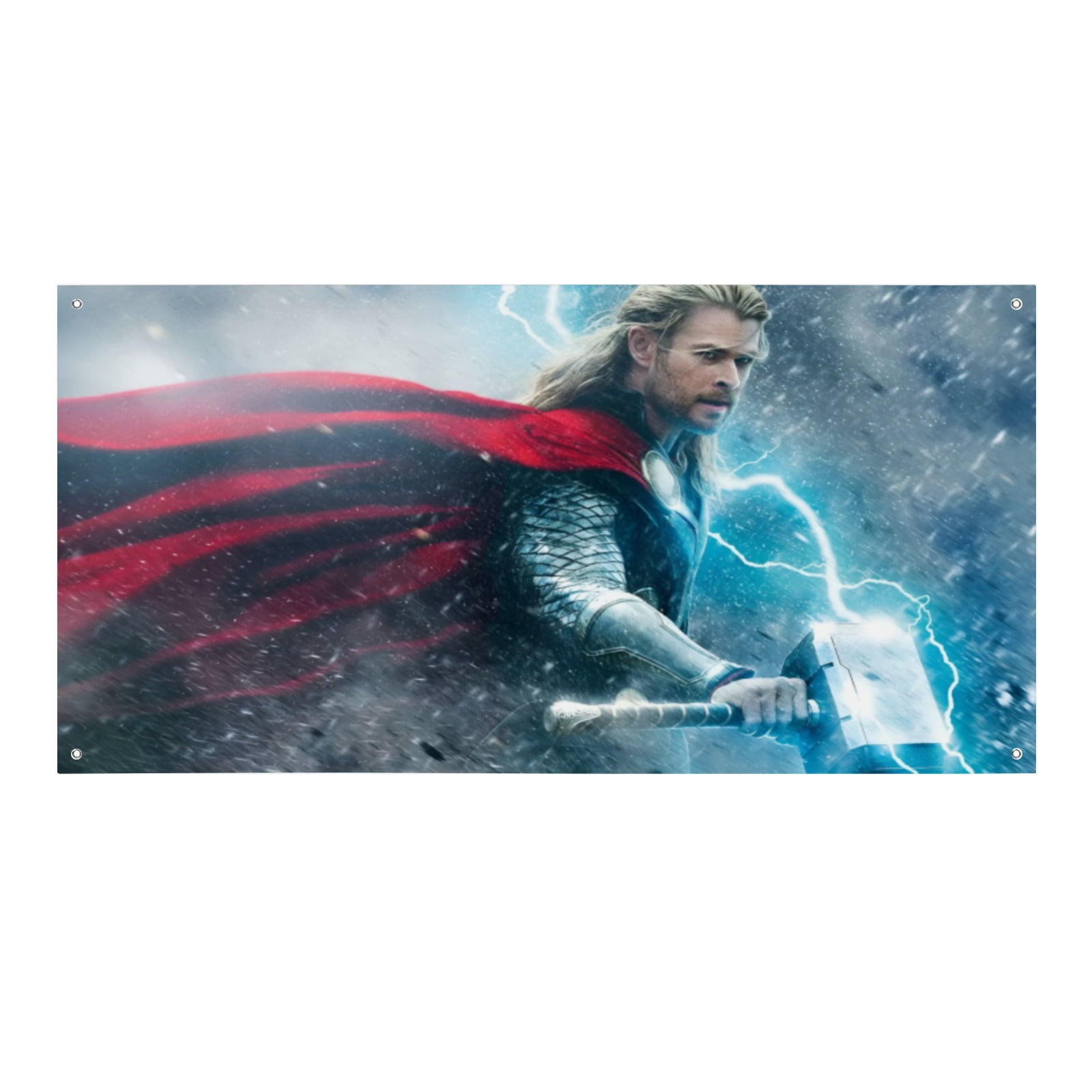 Thor-Theme Backdrops Banner Birthday Party Decor Supplies Personalized ...