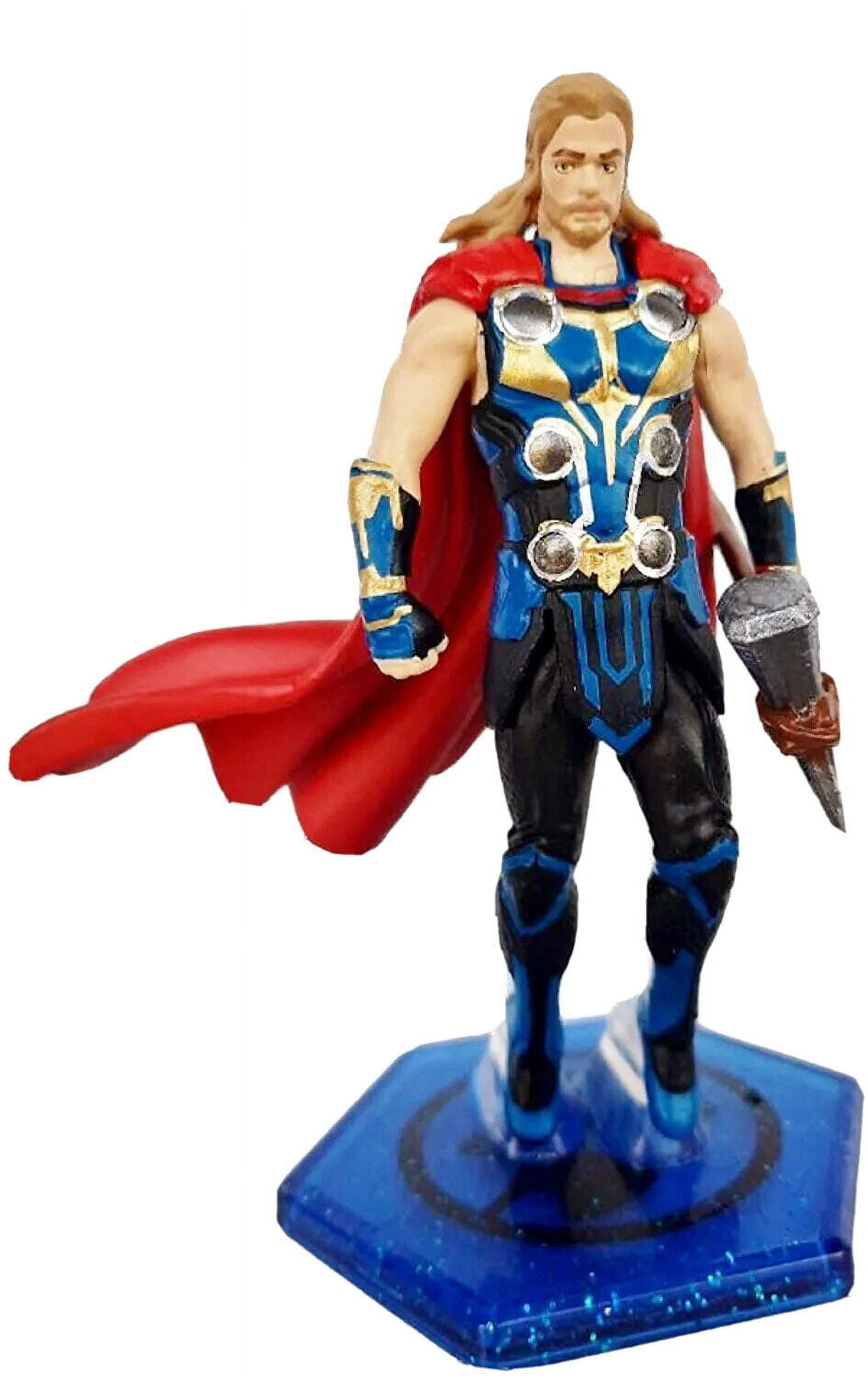 Thor in Cape Superhero Love & Thunder Cake Topper Figurine Figure 4 ...