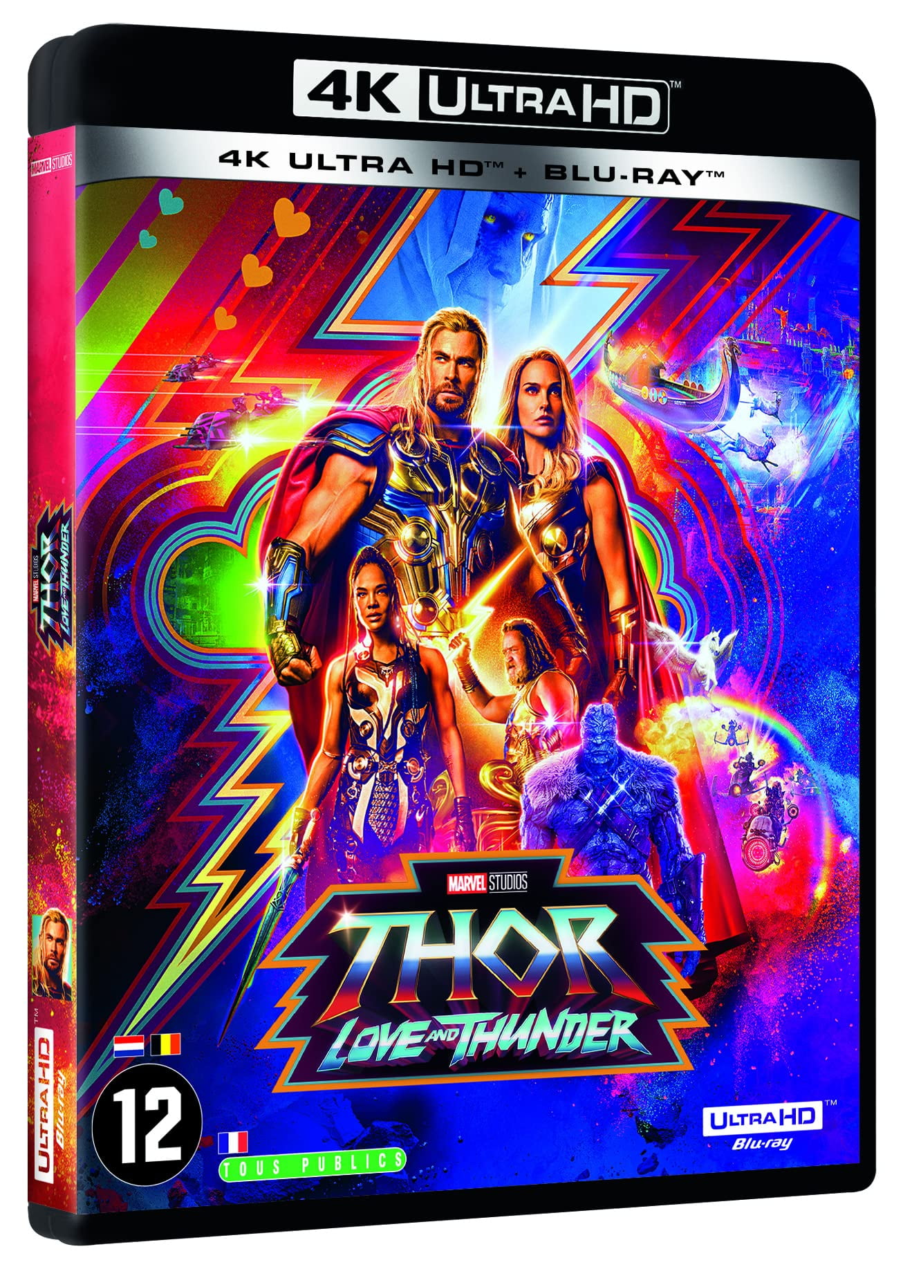 Thor : love and thunder 4k ultra hd (Blu-ray) Chris Hemsworth^Natalie Portman^Taika Waititi ...