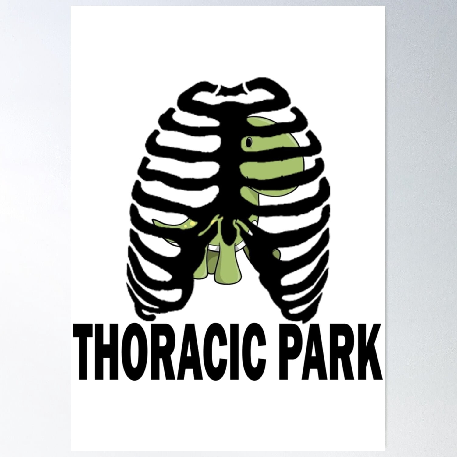 Thoracic Park Sticker Poster Wall Art, Modern Wall Decor, 8x12 UNFRAMED ...