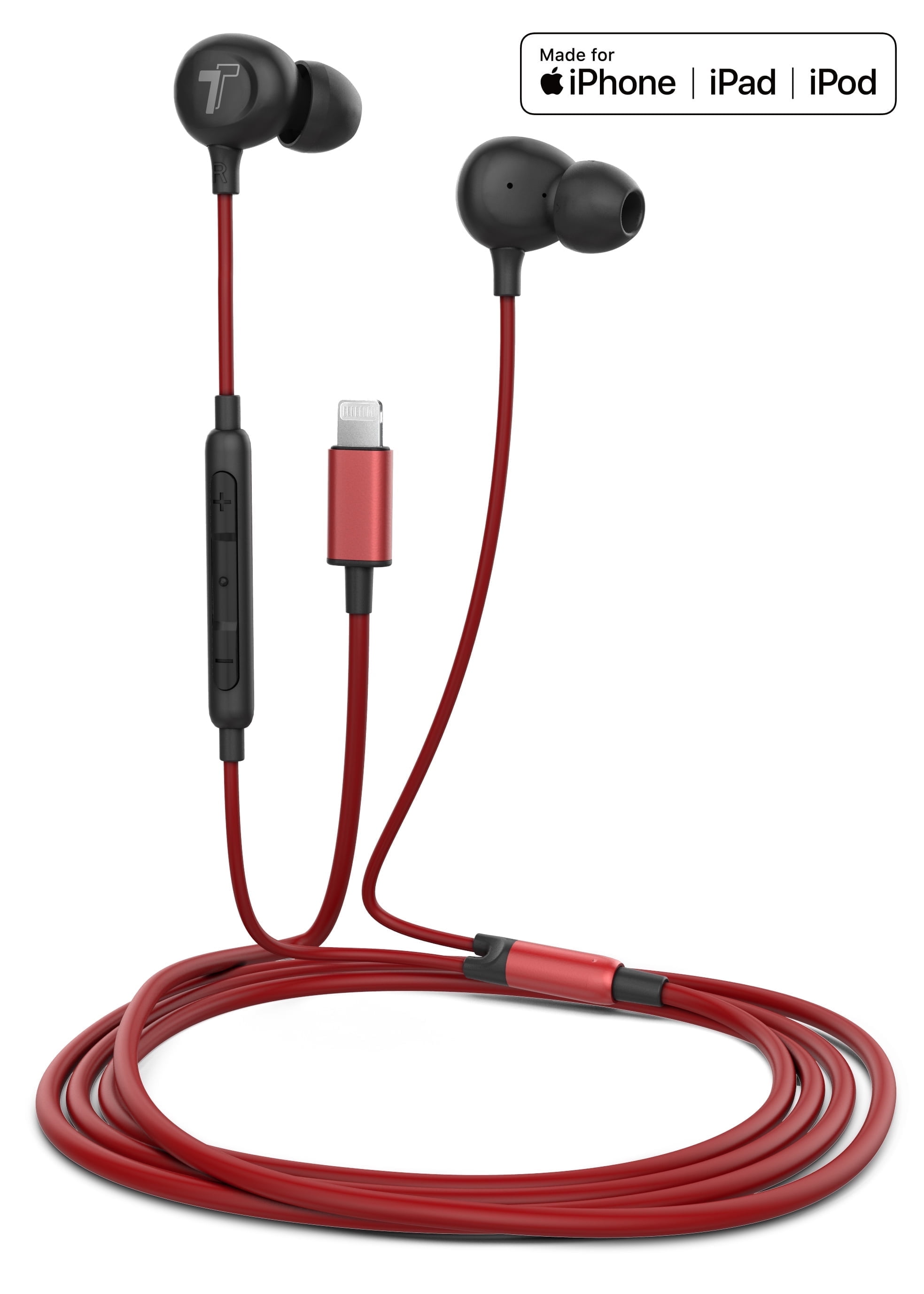 Thore Earphones for iPhone (V60) Wired In Ear Lightning Earbuds (Apple ...