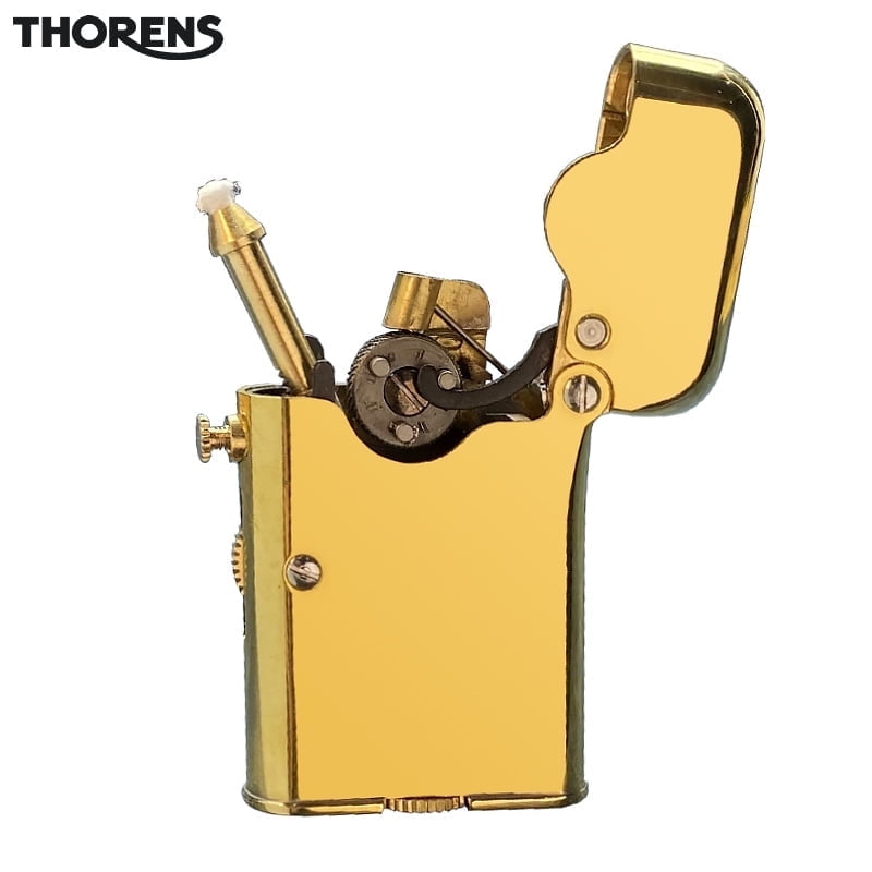 Thorens Swiss Vintage TELEFLAM Classic Kerosene Brass Lighter,Gen 7 ...