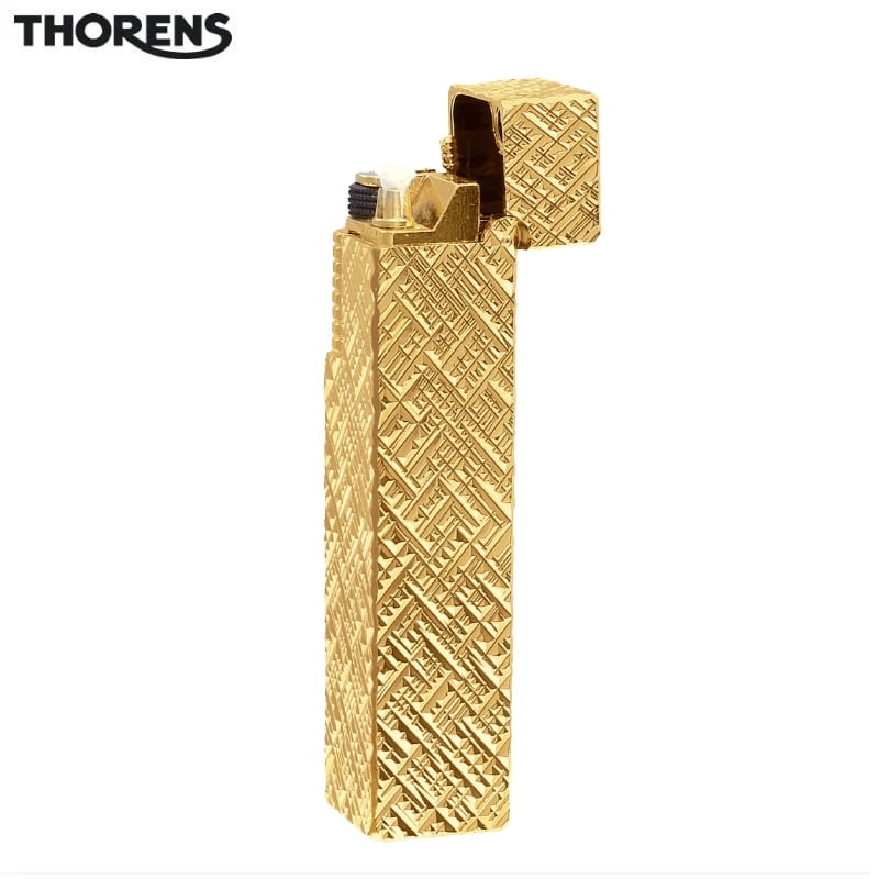Thorens Vintage Brass Classic Side Slip Rectangular Kerosene Lighter ...
