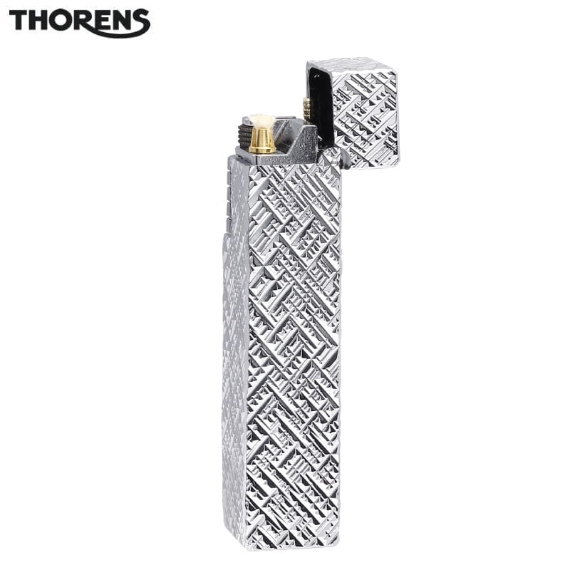 Thorens Vintage Brass Classic Side Slip Rectangular Kerosene Lighter ...