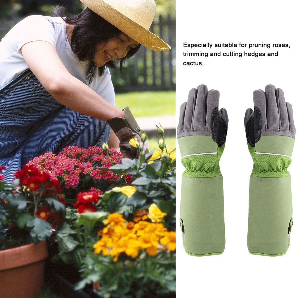 Thorn Proof Gardening Gloves Rose Pruning Gloves, Long Gardening Gloves, Wear- Cut- Gloves For ...