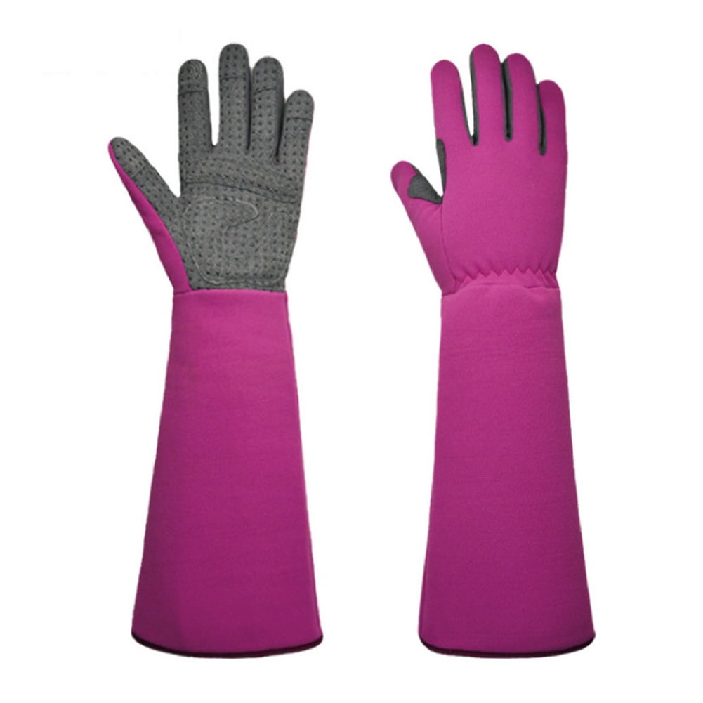 Thorn Proof Rose Pruning Garden Gloves for Men, Long Sleeve Padded Yard Work Gloves for Thorny ...