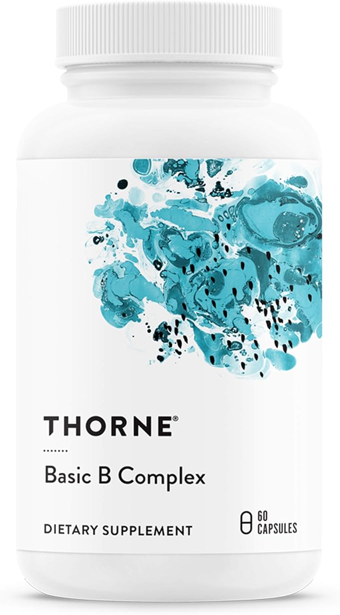 Thorne Basic B-Complex - Tissue-Ready Vitamin B Complex Supplement with ...