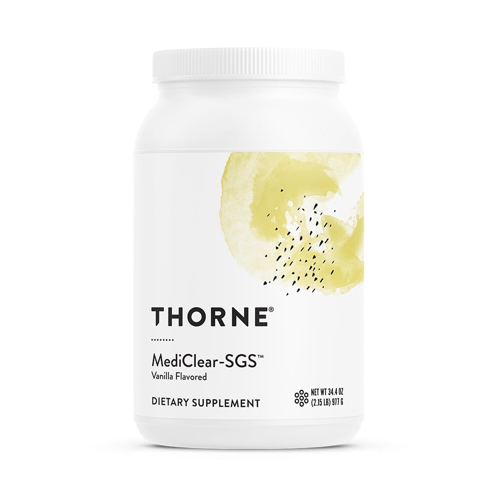 Thorne MediClear- SGS, Vanilla Flavored Nutritional Support Drink ...