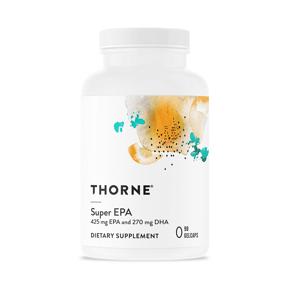 Free Shipping! Thorne Super EPA, Omega-3 Fatty Acids EPA 425mg and DHA ...