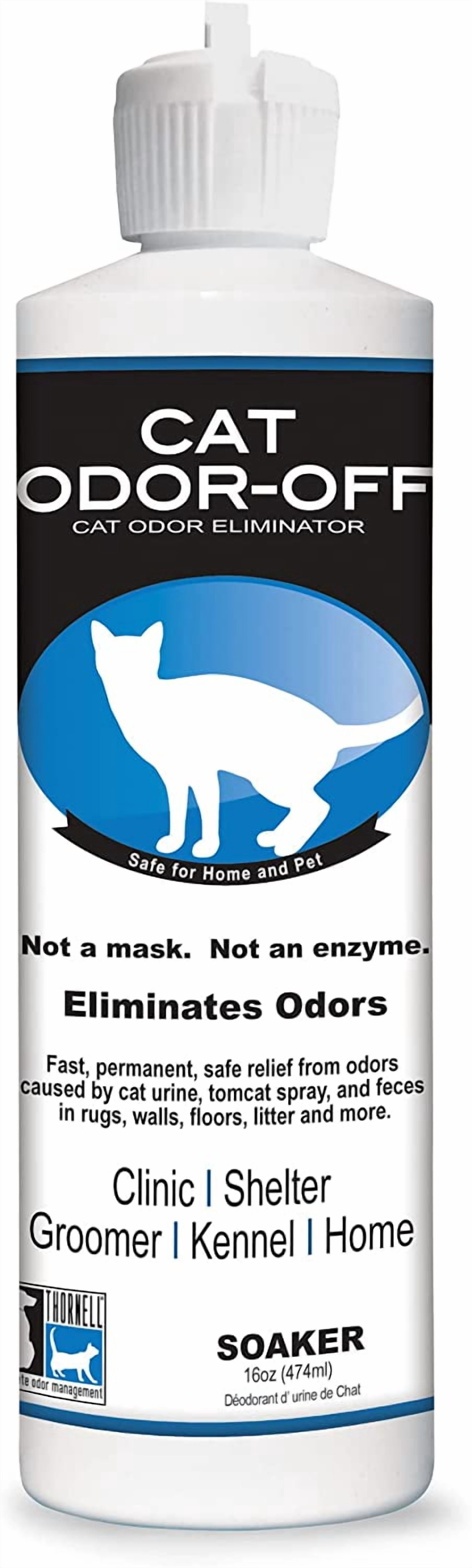 Thornell Cat Odor-Off Pet Odor Eliminator Spray – Original Scent 16oz ...