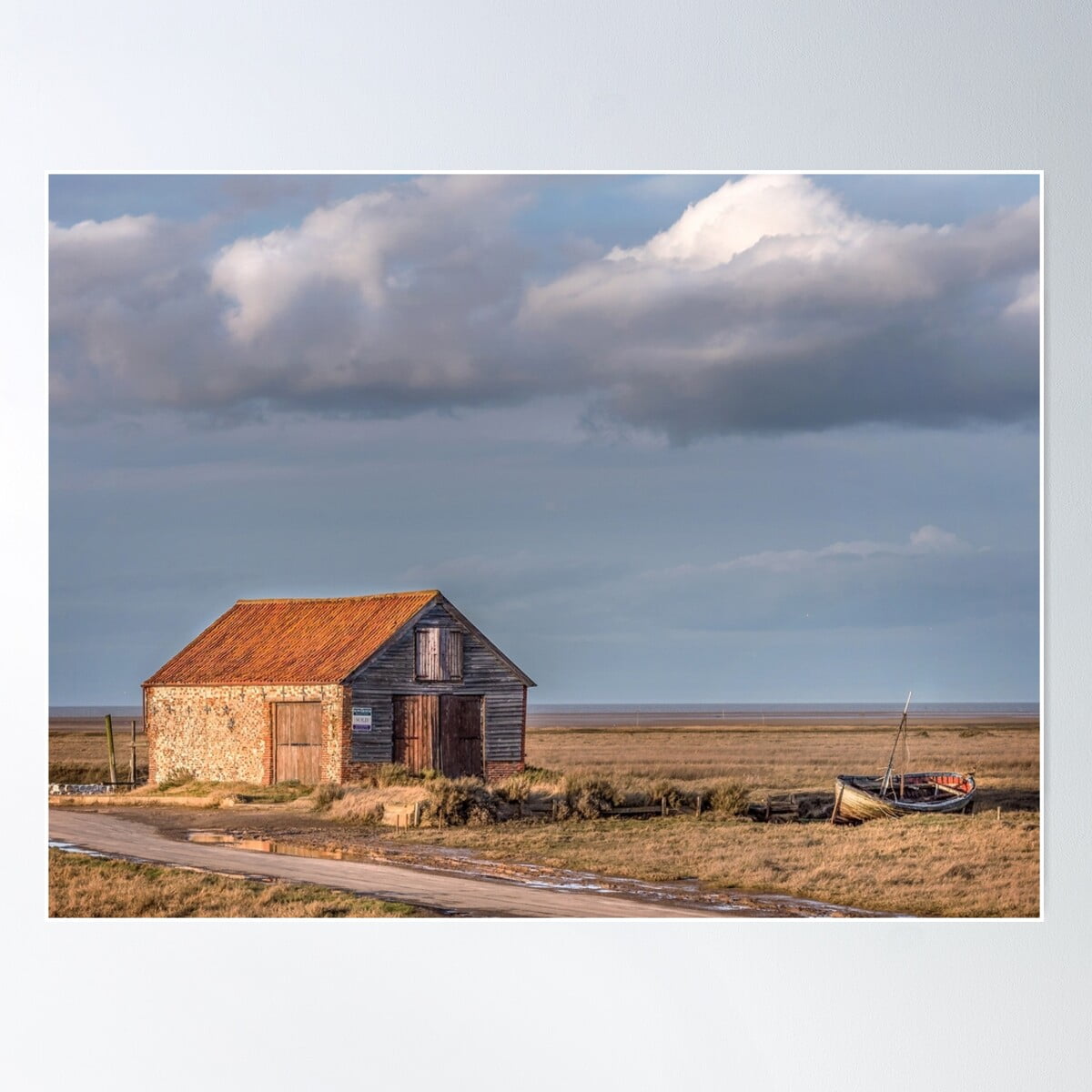 Thornham Coal Shed Poster Wall Art, Modern Wall Decor For Living Room ...