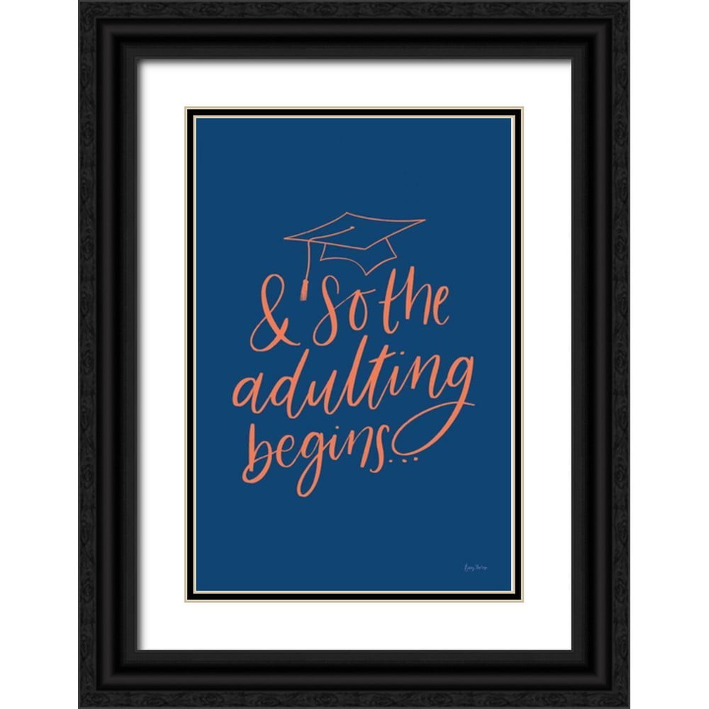 Thorns, Becky 11x14 Black Ornate Wood Framed with Double Matting Museum ...