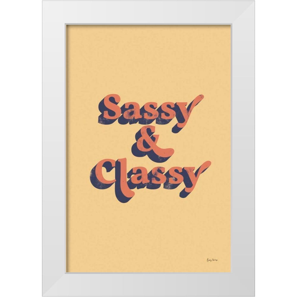 Thorns, Becky 17x24 White Modern Wood Framed Museum Art Print Titled ...