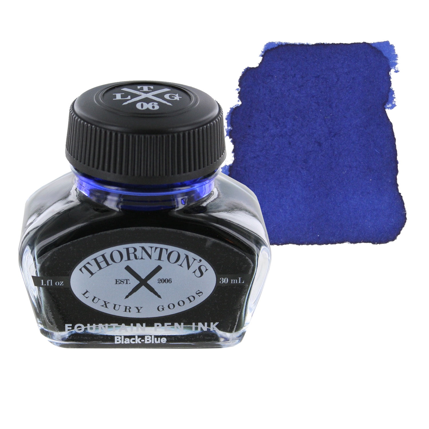 Thornton's Luxury Goods Premium Fountain Pen Ink Bottle 30ml - BLACK ...