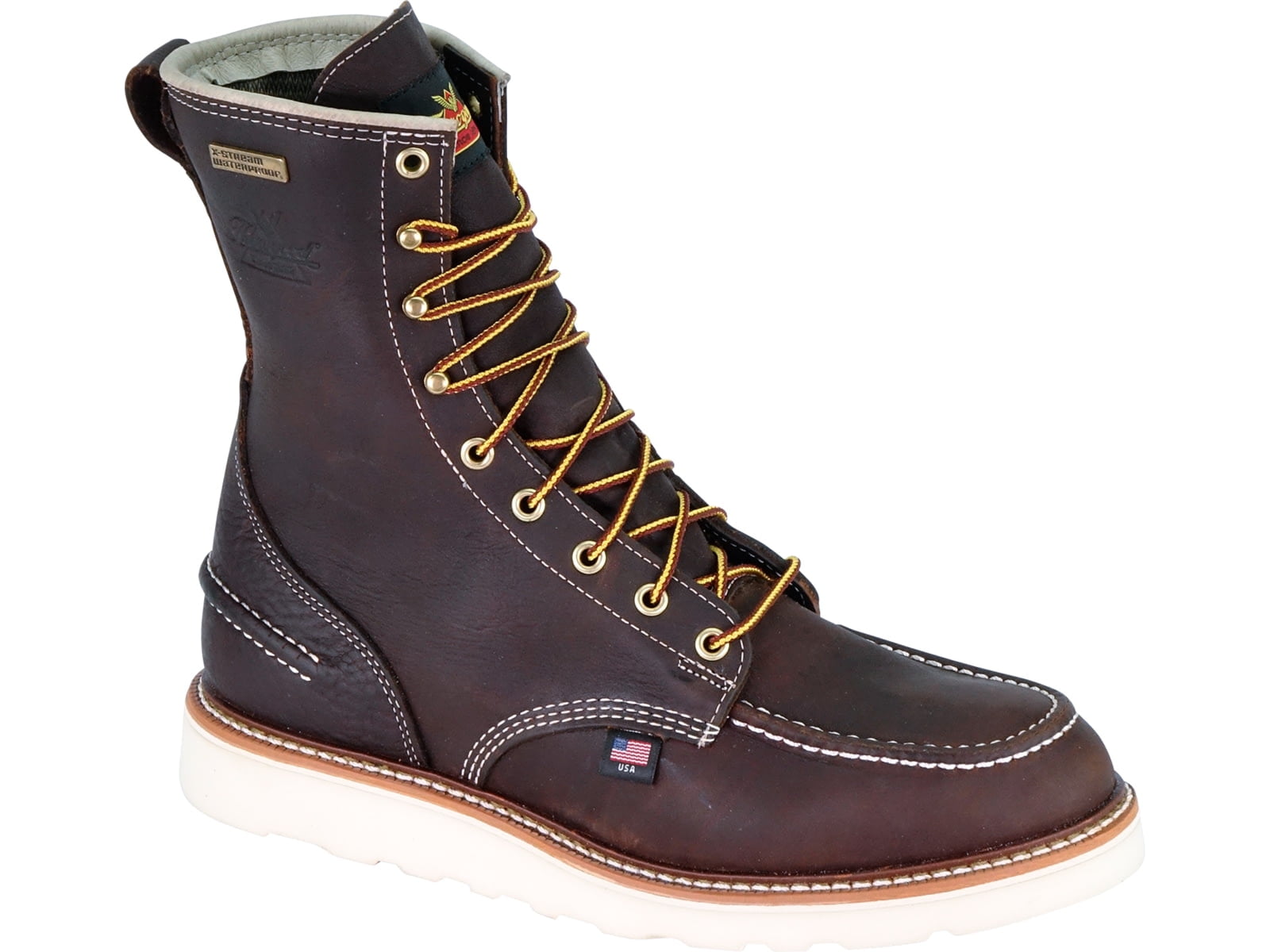Thorogood 1957 8in Moc Toe Waterproof Non-Safety, Briar Pit Stop, 11EE ...