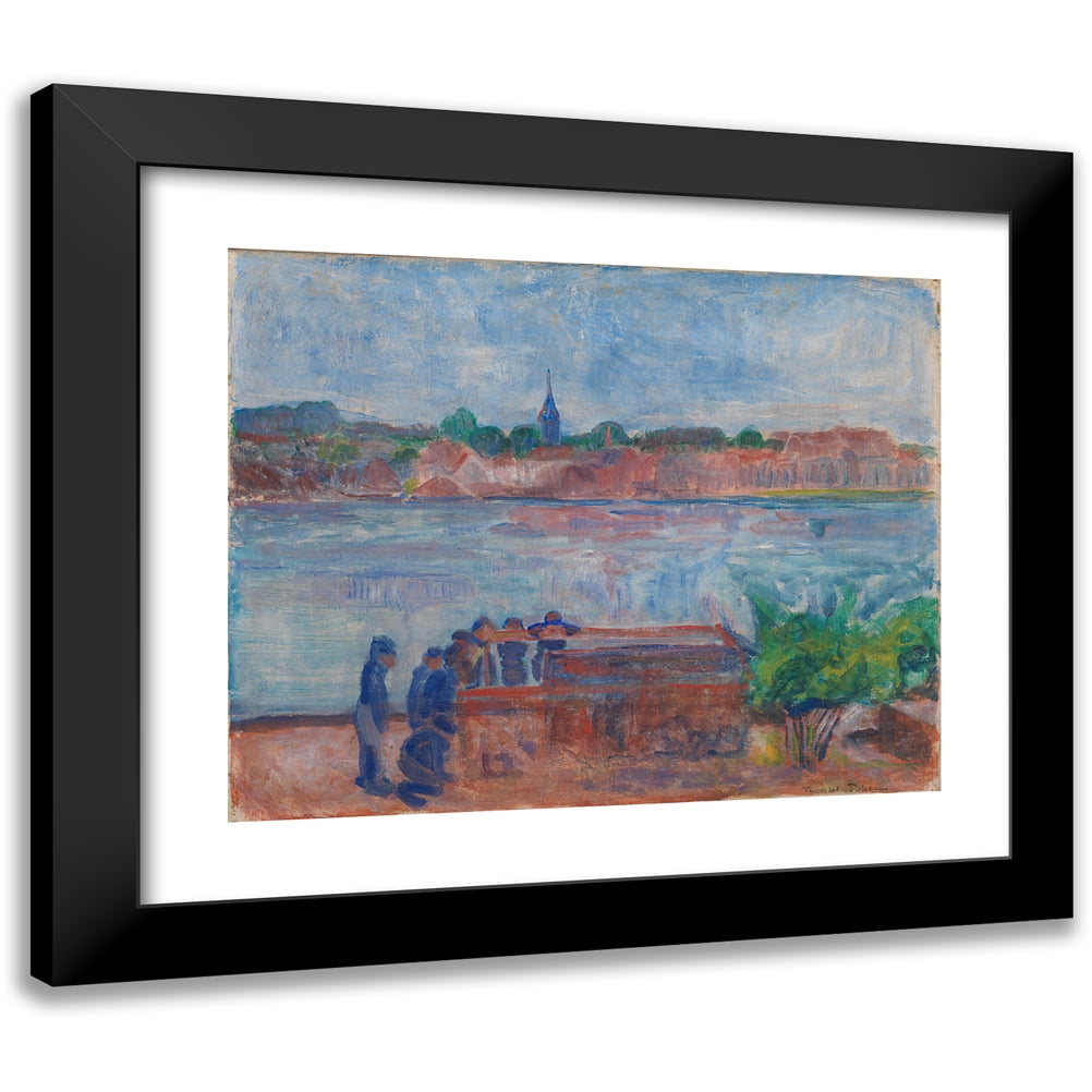 Thorvald Erichsen 14x12 Black Modern Framed Museum Art Print Titled ...