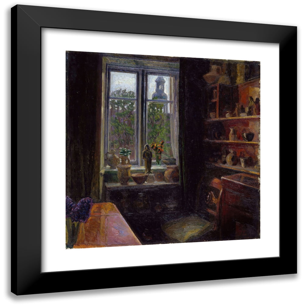 Thorvald Erichsen 15x15 Black Modern Framed Museum Art Print Titled ...