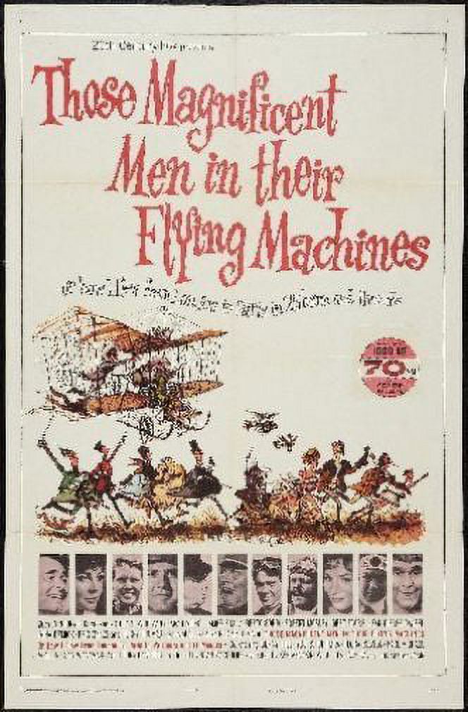 Those Magnificent Men Flying Machines Poster 16in x 24in 16x24 Square ...