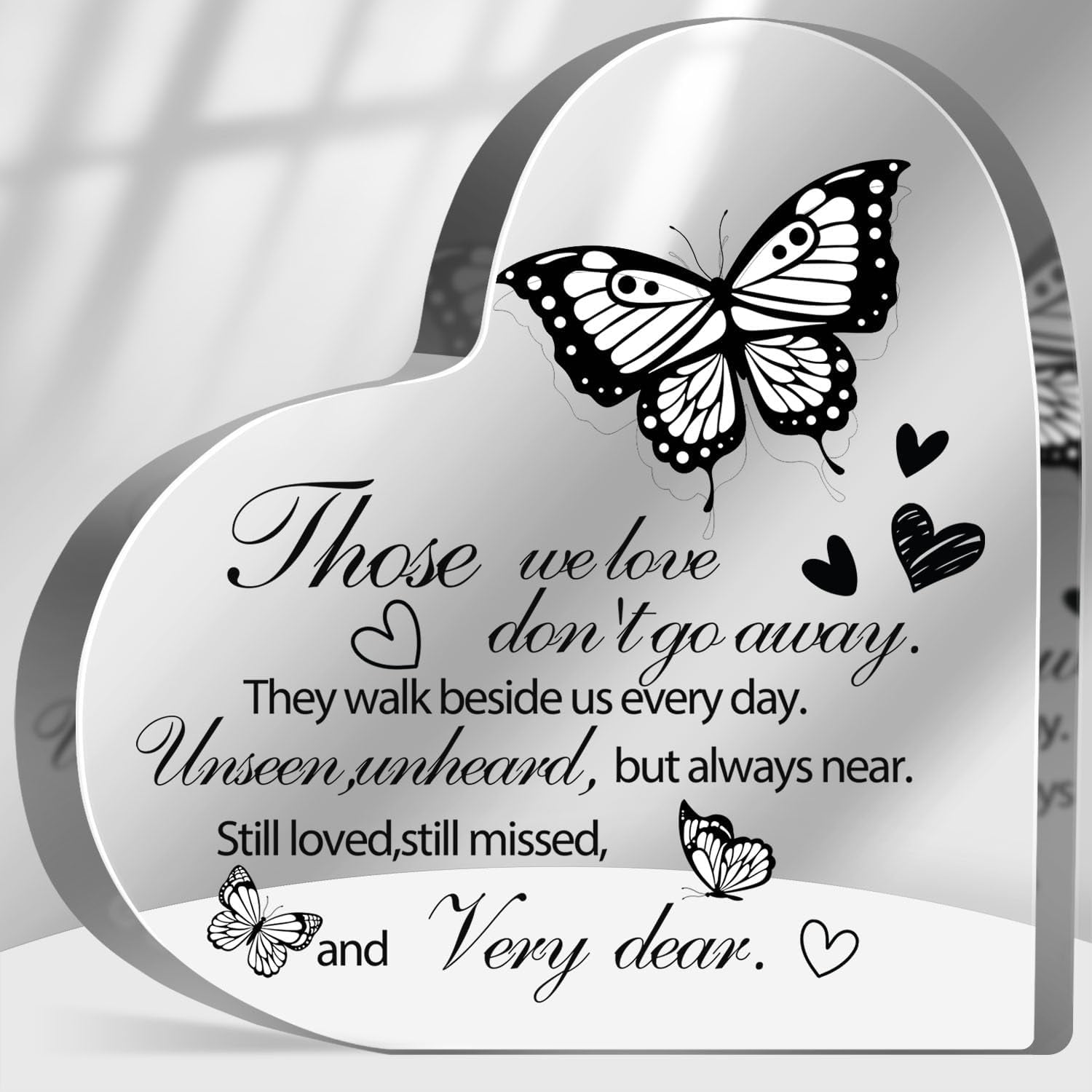 Those We Love Don't Go Away Sign Loss of Loved One Sympathy Gift ...