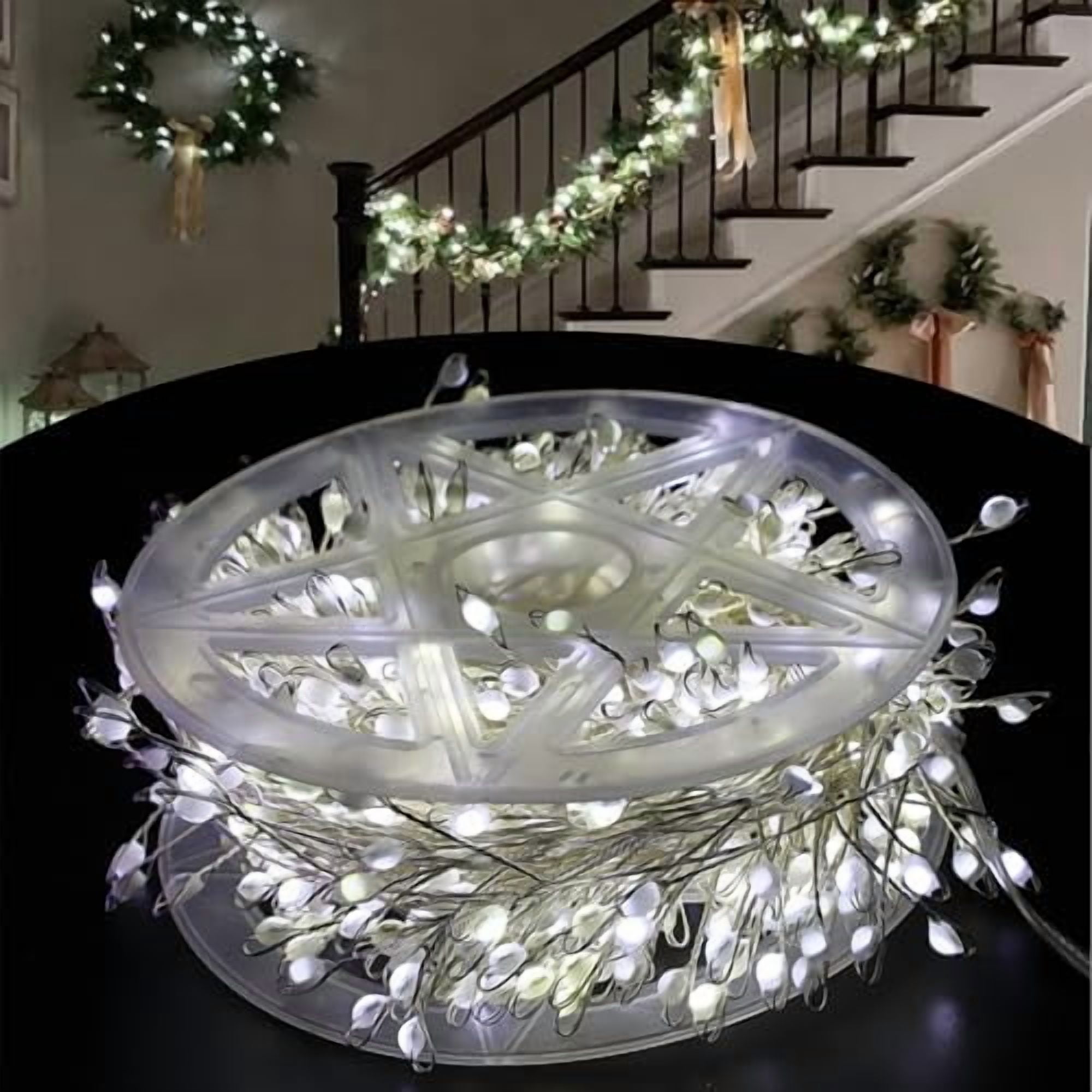 Thoughtaidea LED Copper Wire Firecracker Light String, Cluster Twinkle Lights for Christmas Tree ...