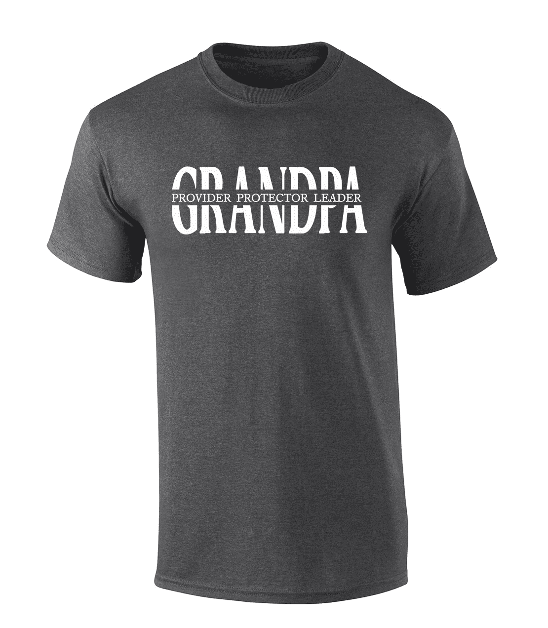 Trenz Shirt Company Heather Grey - Provider Protector Leader Father's ...