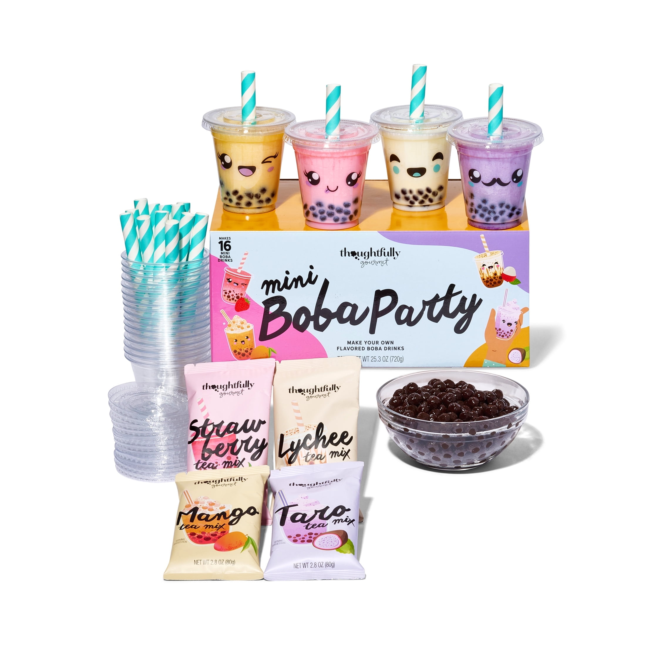 Thoughtfully Gourmet, Mini Boba Party Set, Makes 16 Tasting Portions Of ...