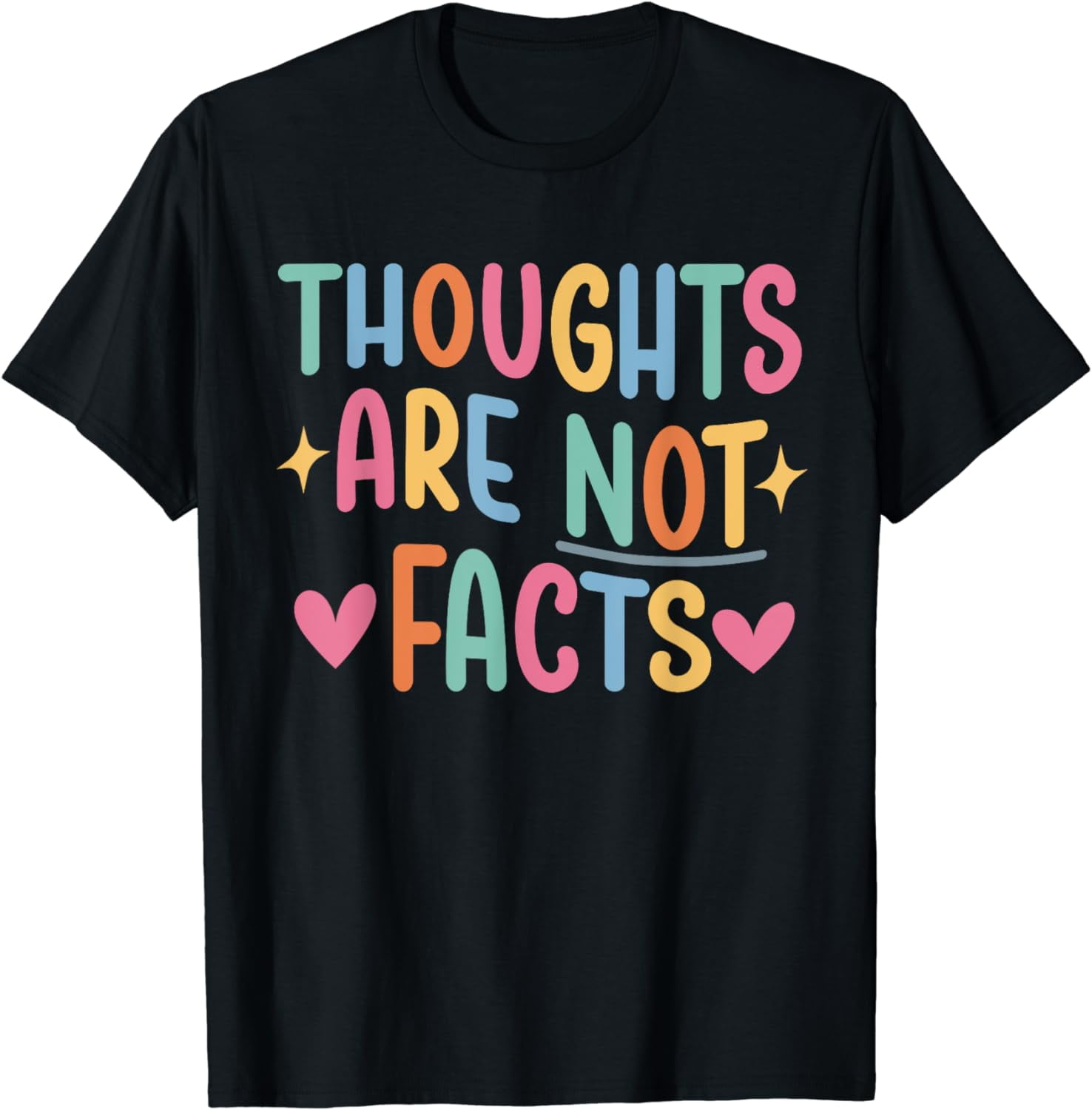 Thoughts Are Not Facts Mental Health Awareness Month T-Shirt - Walmart.com