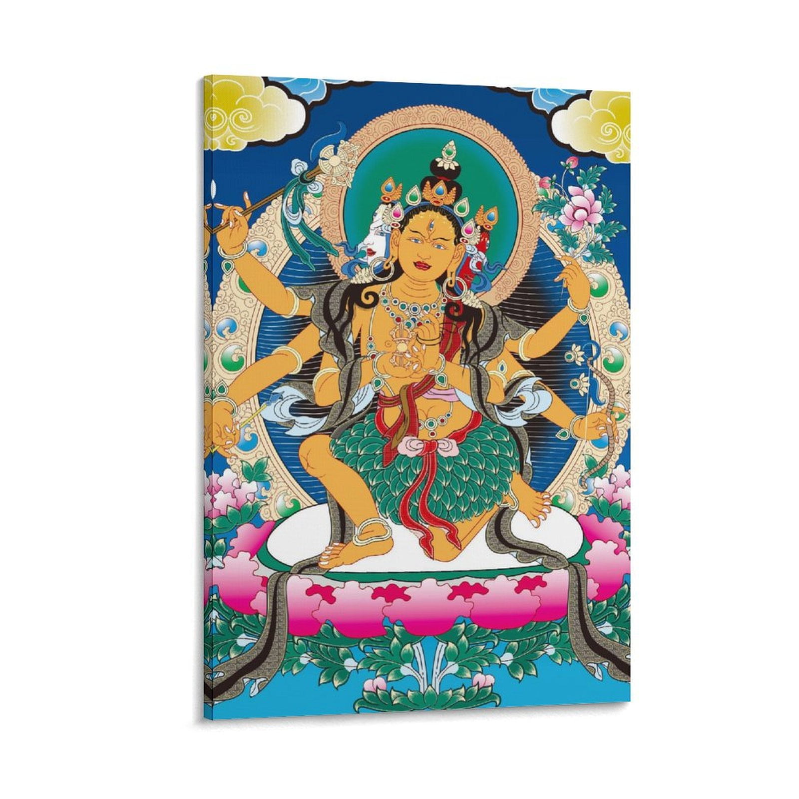 Thousand-Hand Kwan-yin Tibetan Thangka Painting Posters (2) Picture ...