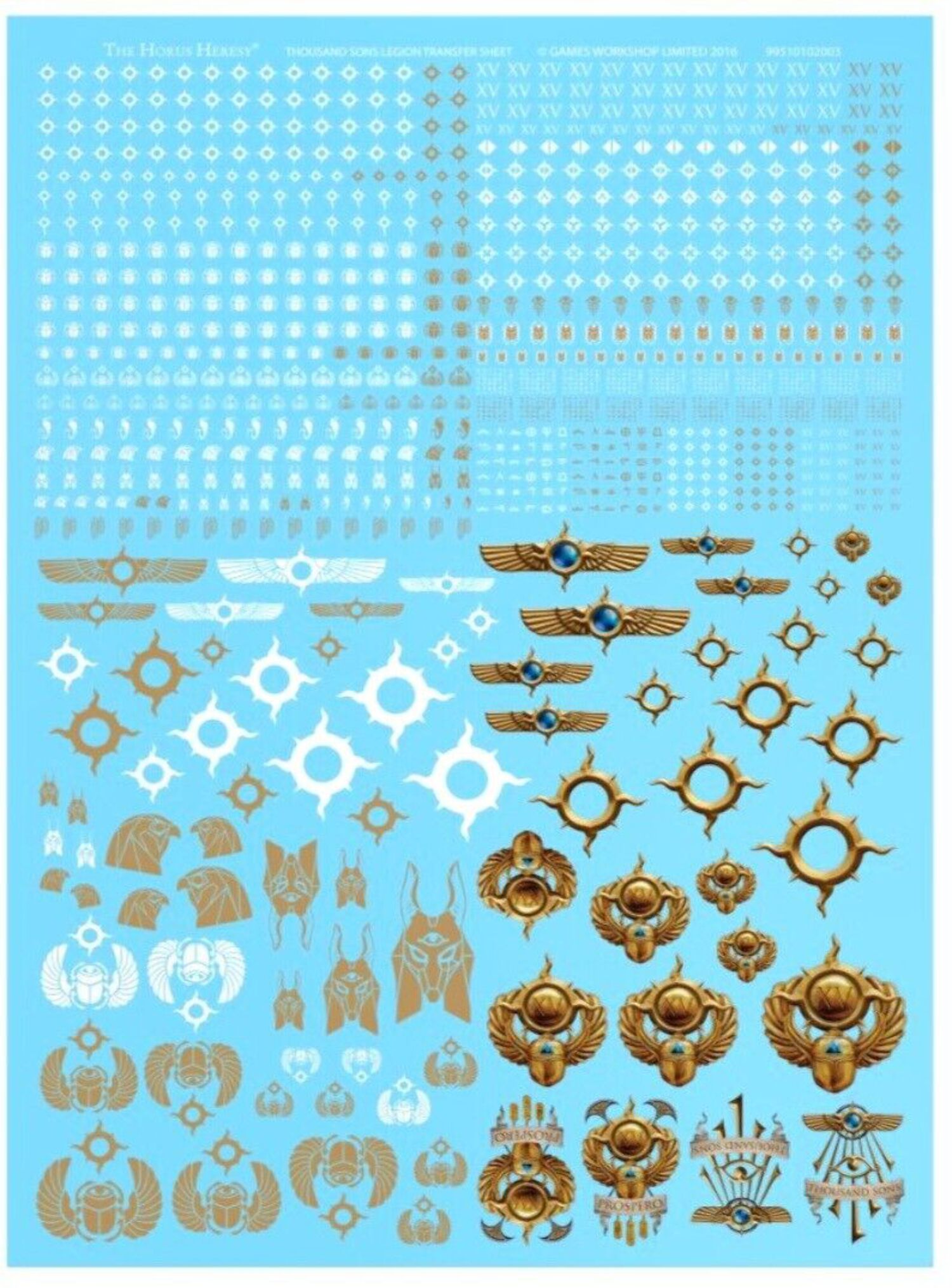Thousand Sons Transfer Sheet Forge World Warhammer Horus Heresy ...